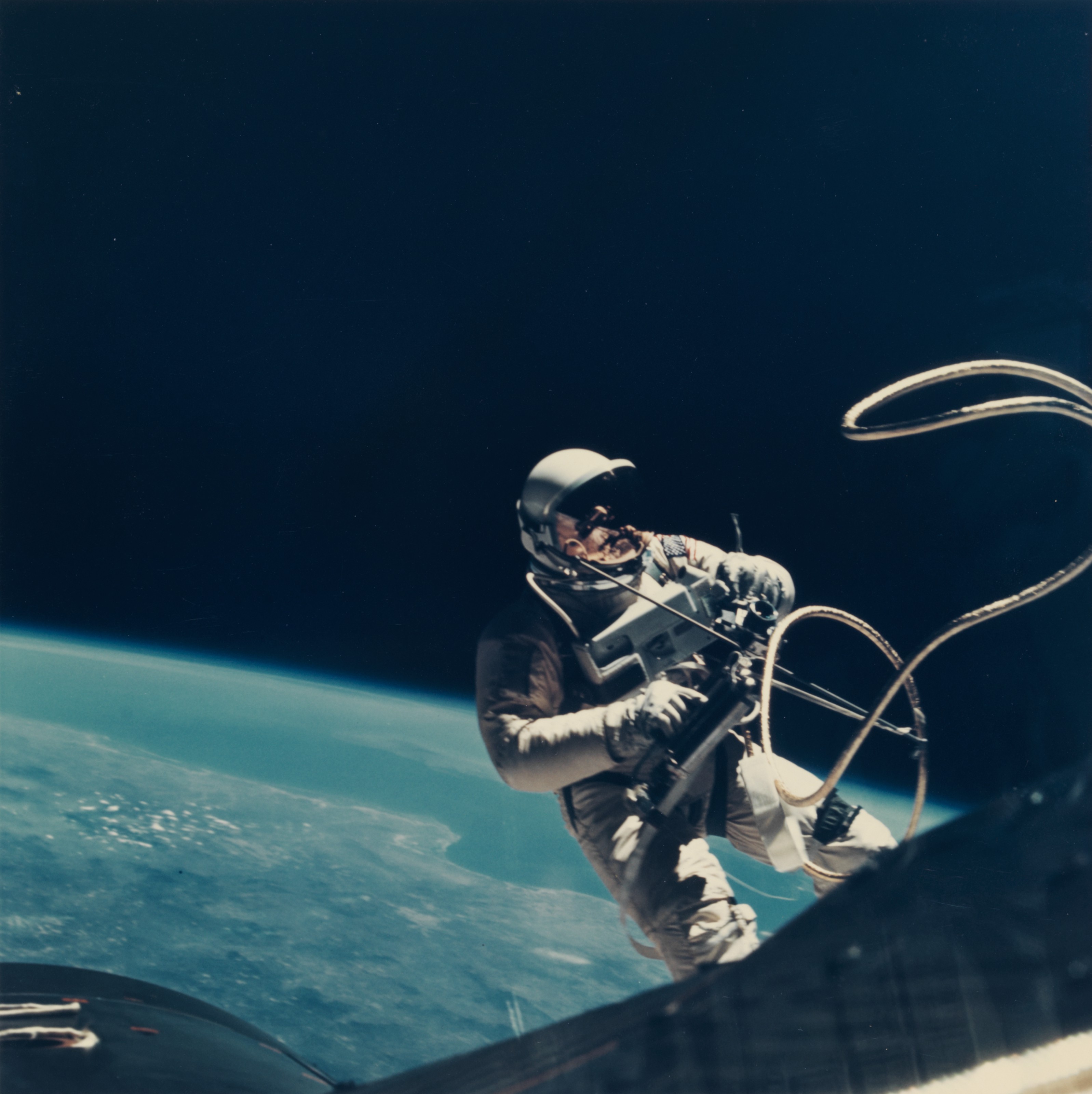 First US Spacewalk, Ed White’s EVA over Texas, June 3, 1965, James ...
