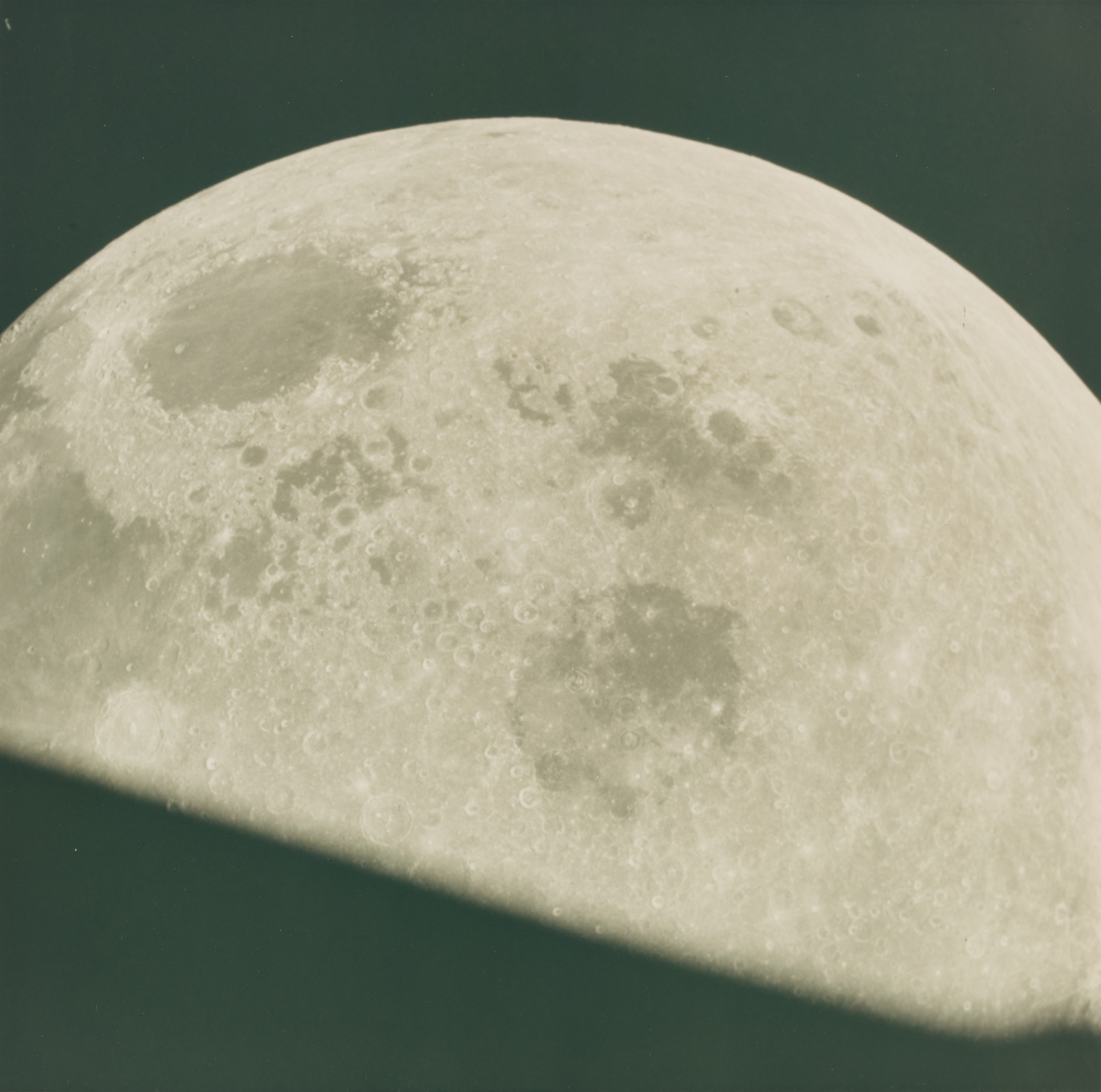 Two of the earliest photographs of the moon from a perspective not ...