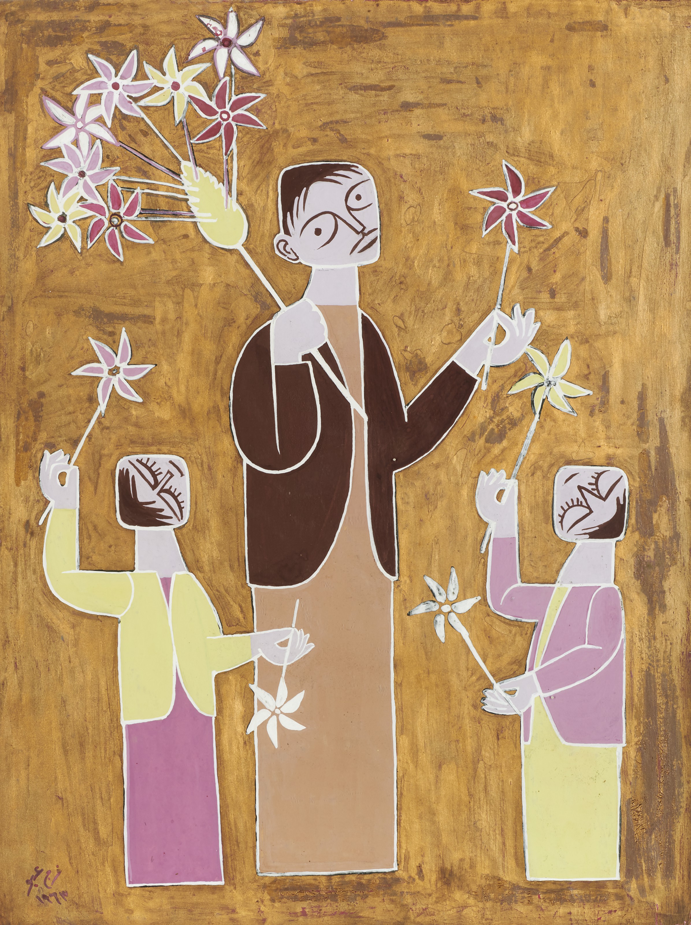 Faraj Abbo (Iraqi, 1921-1984), Pinwheel Seller | Christie’s