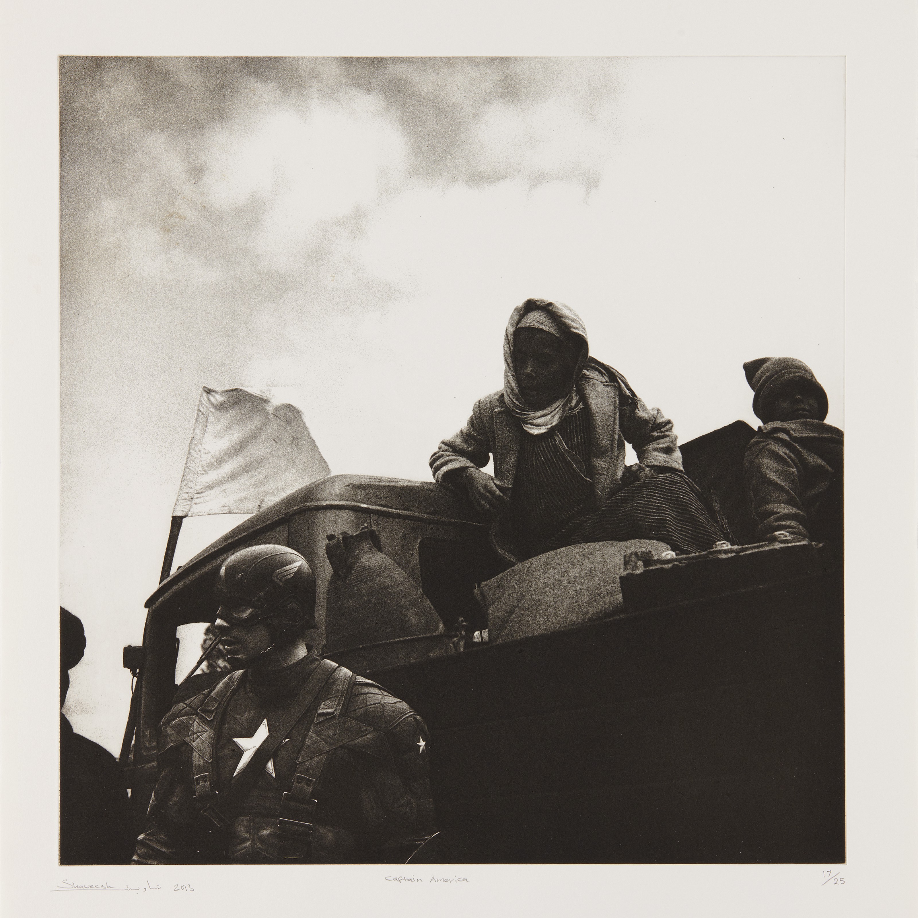 Shaweesh (Saudi Arabian, b. 1990), Captain America (Refugees) | Christie’s
