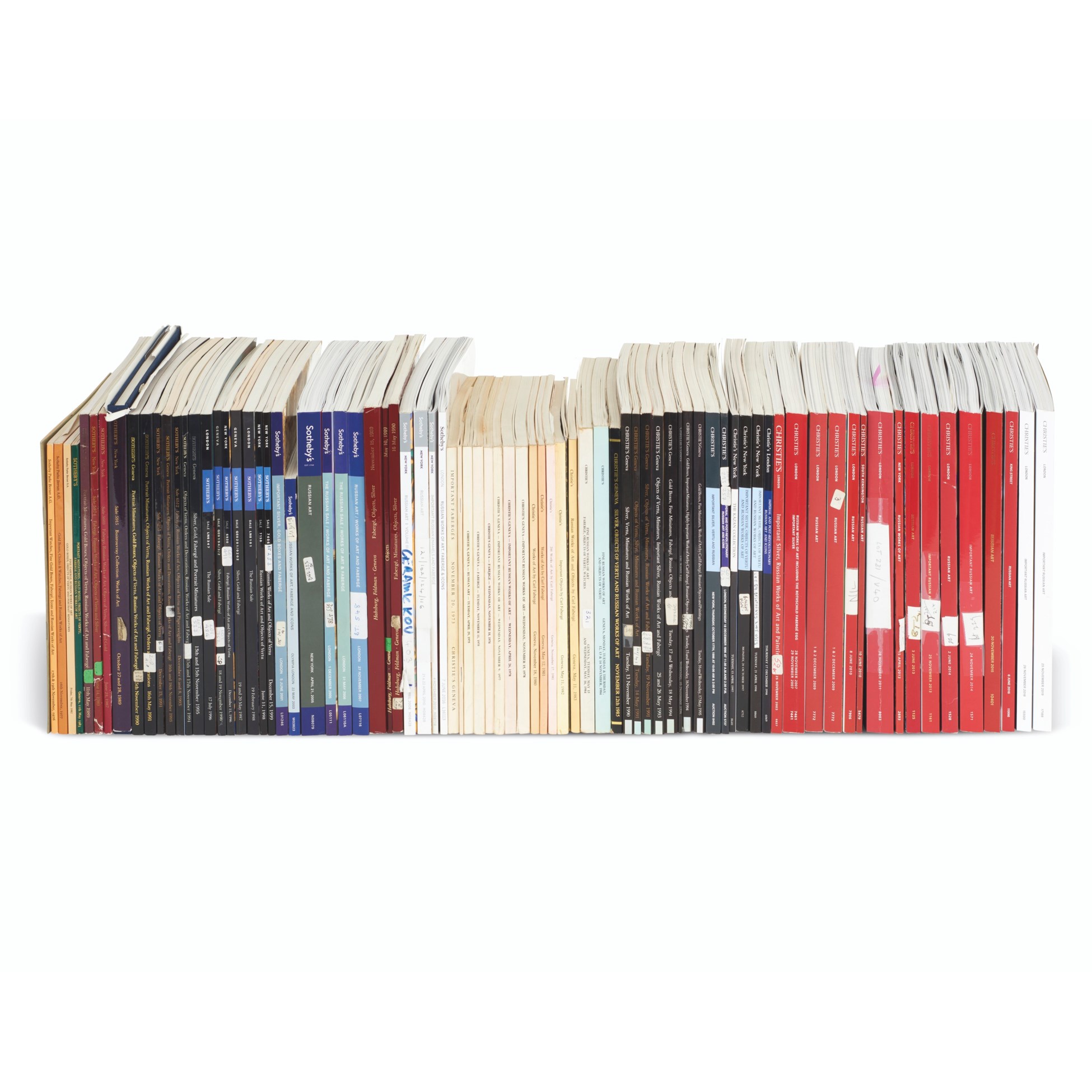 A GROUP OF EIGHTY THREE RUSSIAN ART AUCTION CATALOGUES | Christie's