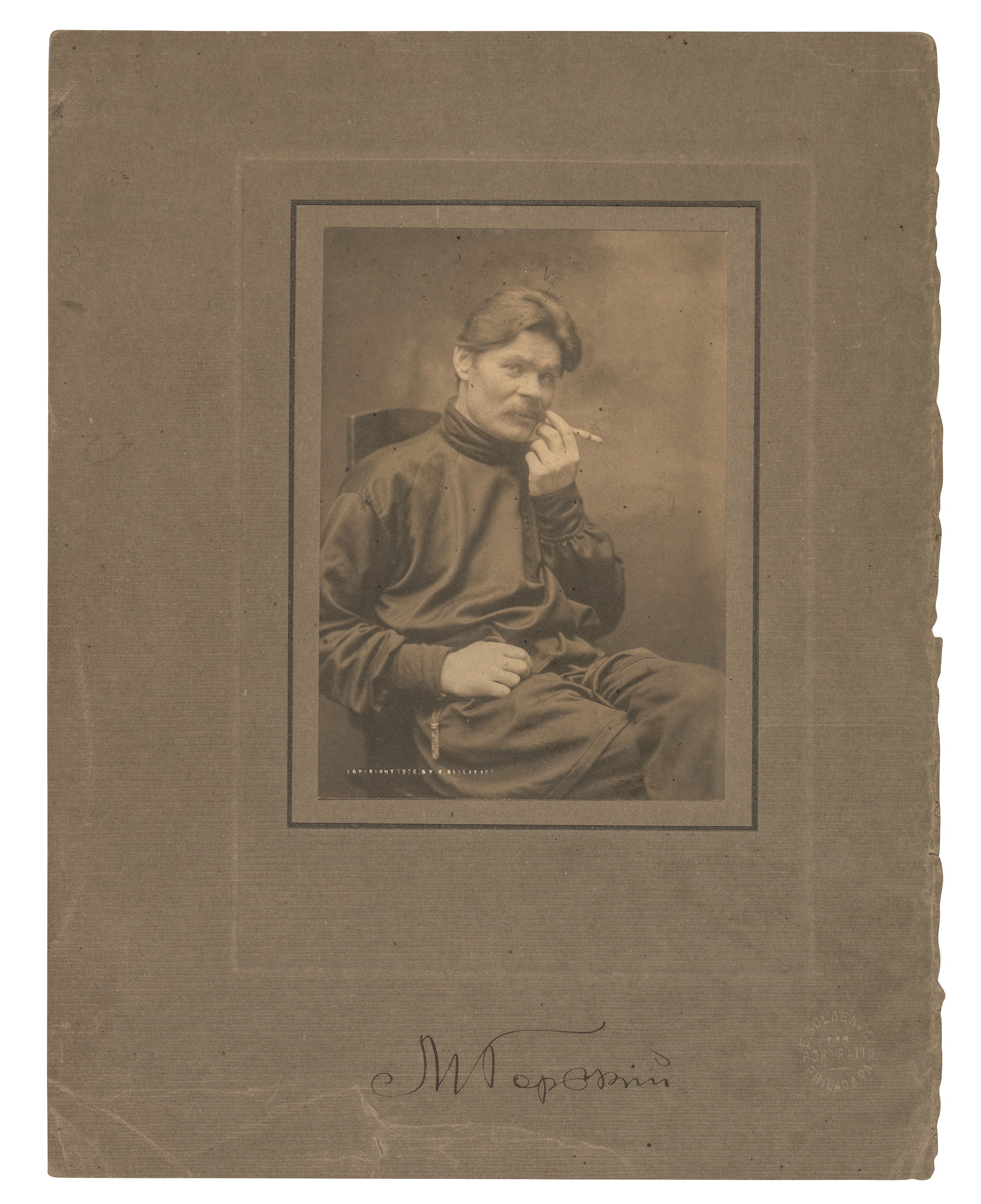 Maxim Gorky (Alexei Maximovich Peshkov, 1868-1936), Gorky in America ...