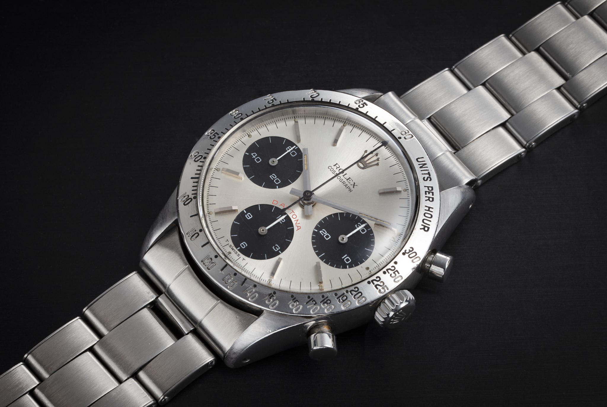 ROLEX, DAYTONA REF. 6239 ‘CHERRY RED’, A STEEL MANUAL-WINDING ...
