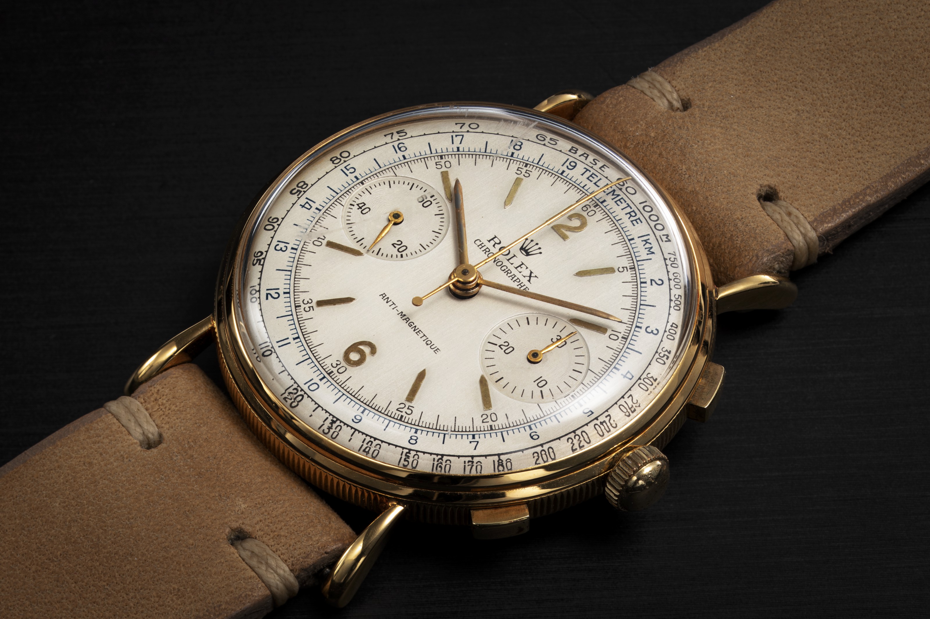 ROLEX, REF. 4062 ANTI-MAGNETIQUE, A YELLOW GOLD MANUAL-WINDING ...