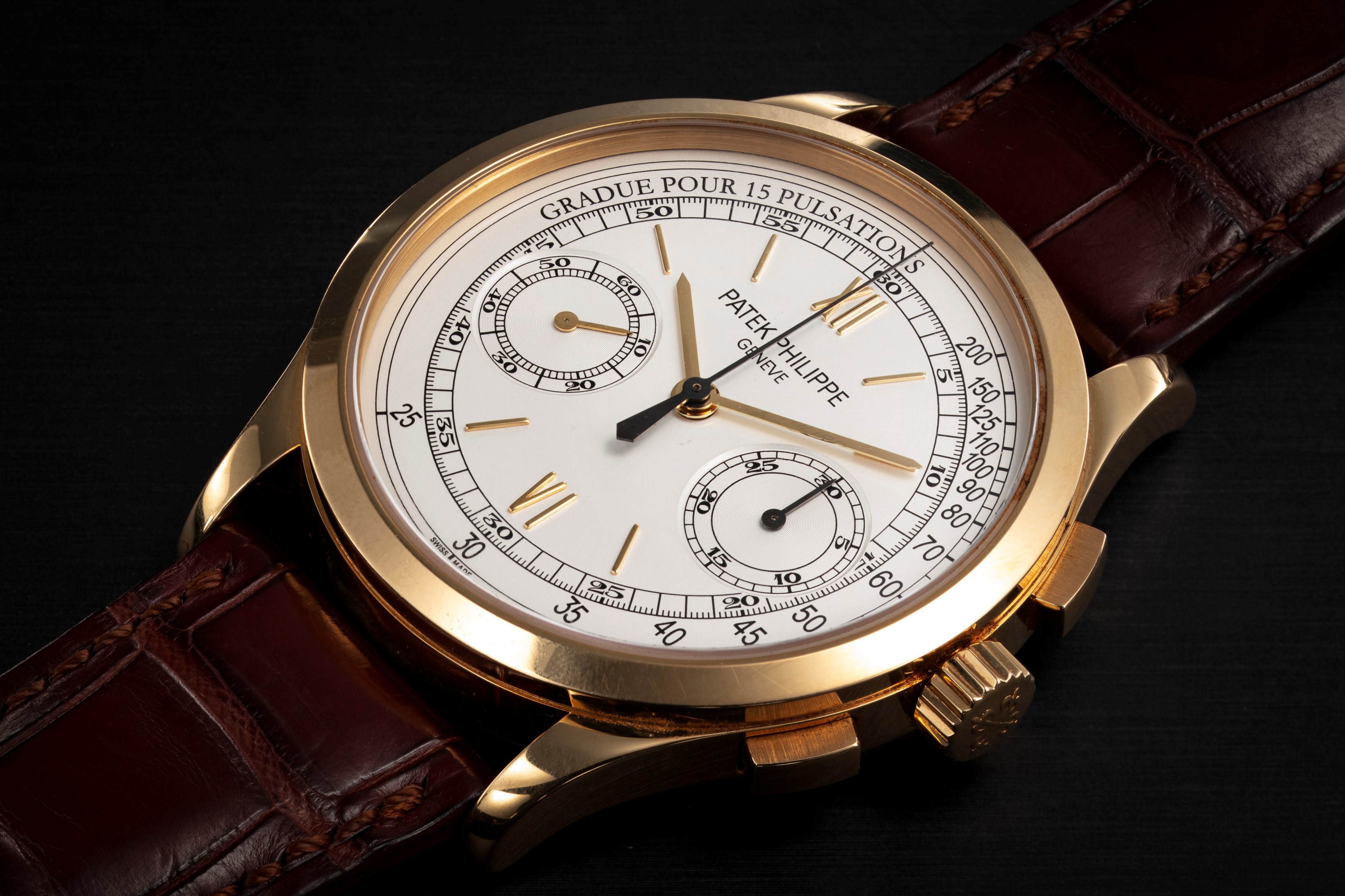 PATEK PHILIPPE, REF. 5170J, A GOLD CHRONOGRAPH WRISTWATCH WITH A ...