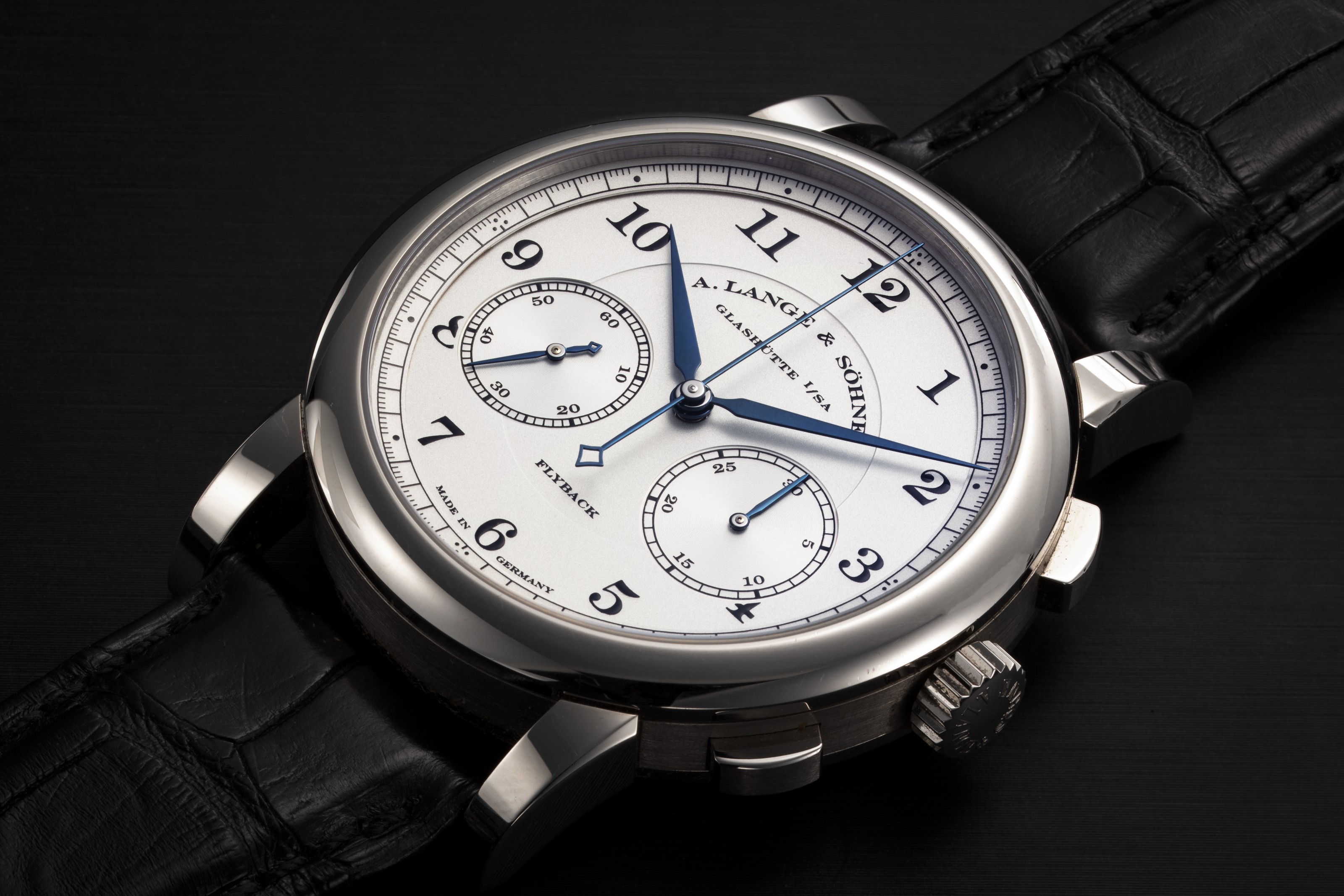 A. LANGE & SÖHNE, 1815 CHRONOGRAPH REF. 402.026, A WHITE GOLD MANUAL ...