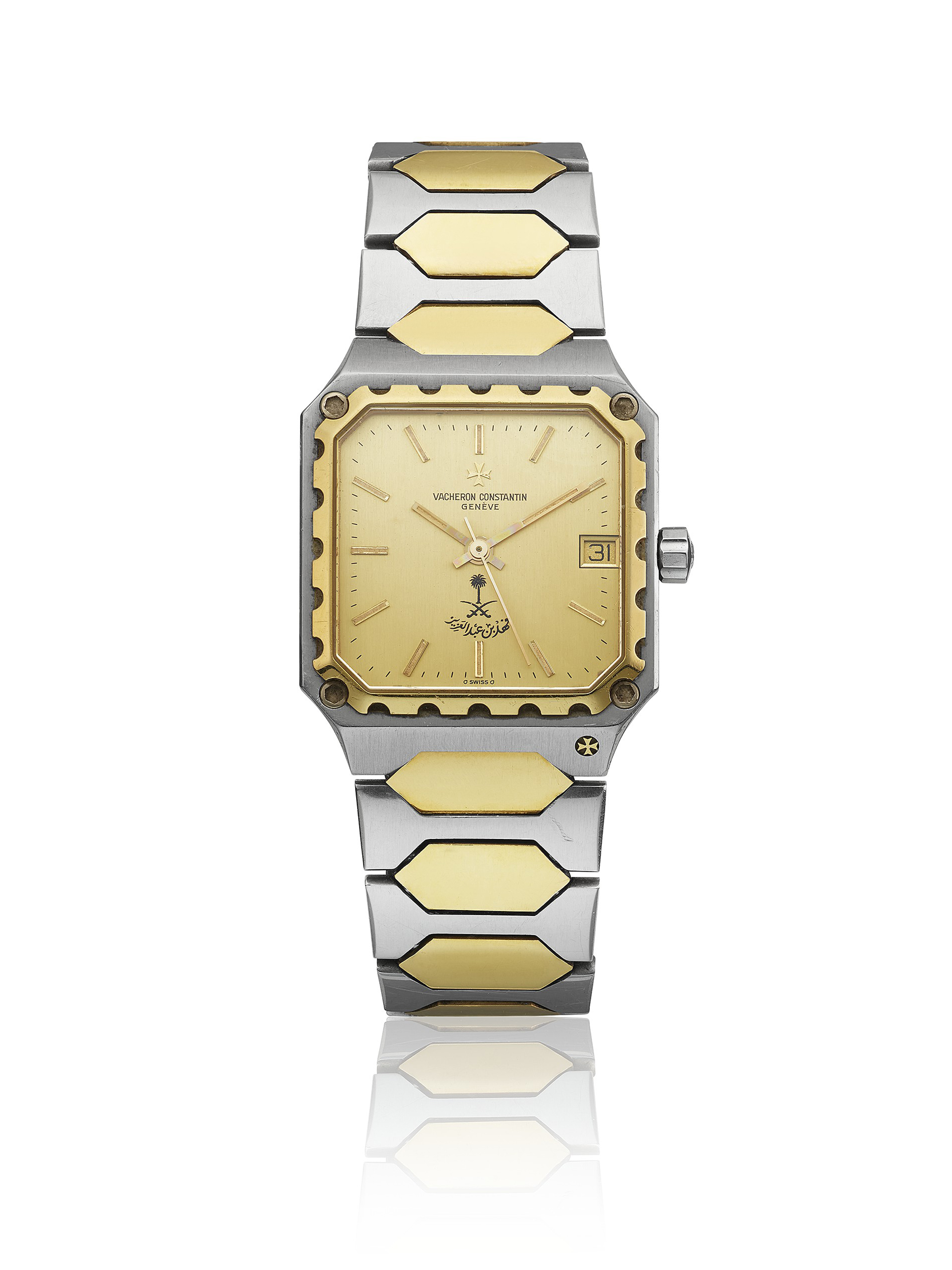 VACHERON CONSTANTIN, STEEL AND GOLD ‘222’ - MADE FOR THE SAUDI ARABIAN ...