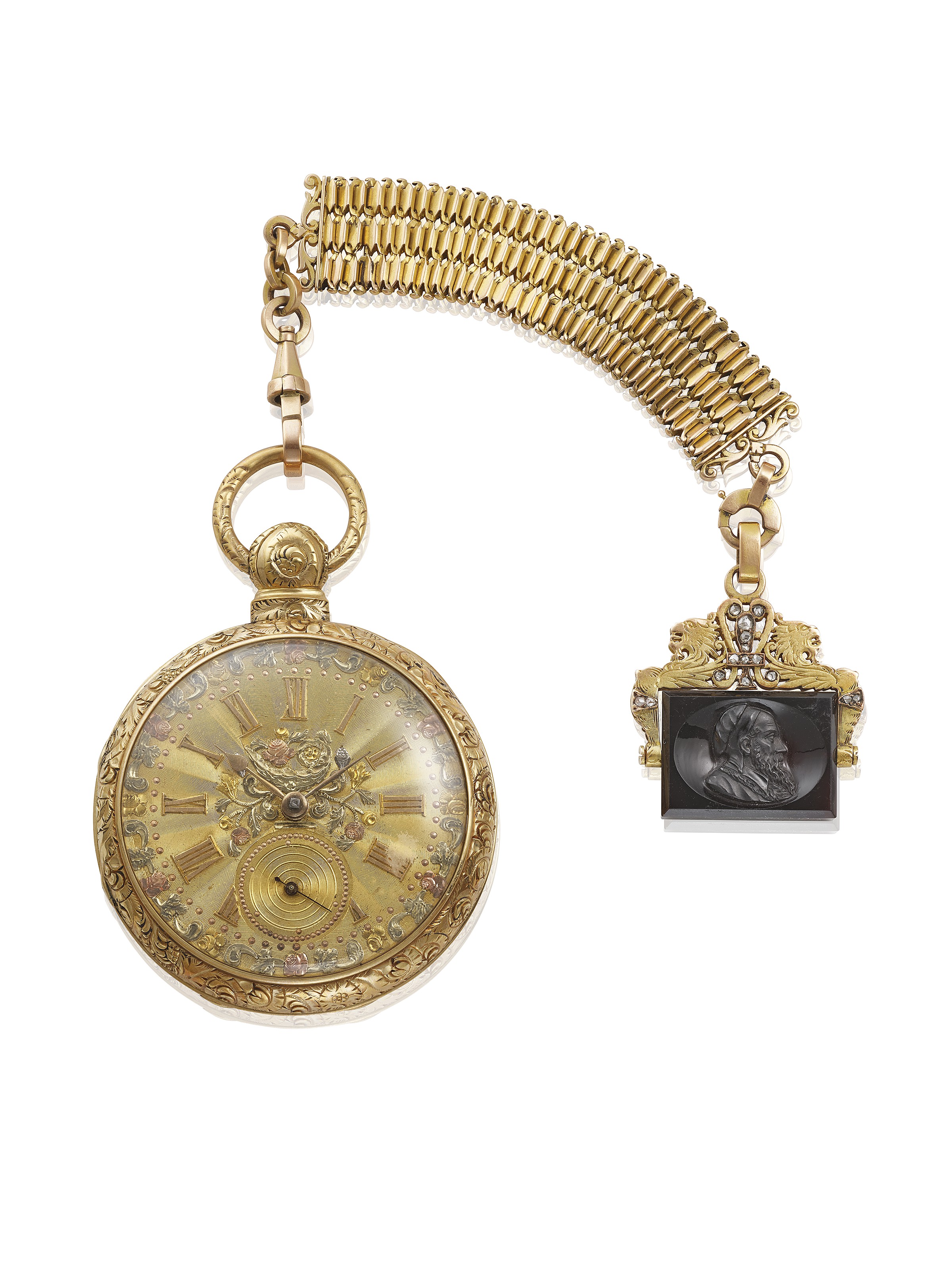 G.W. ROBINSON, 18K GOLD OPENFACE KEYWOUND LEVER WATCH MADE FOR THE ...