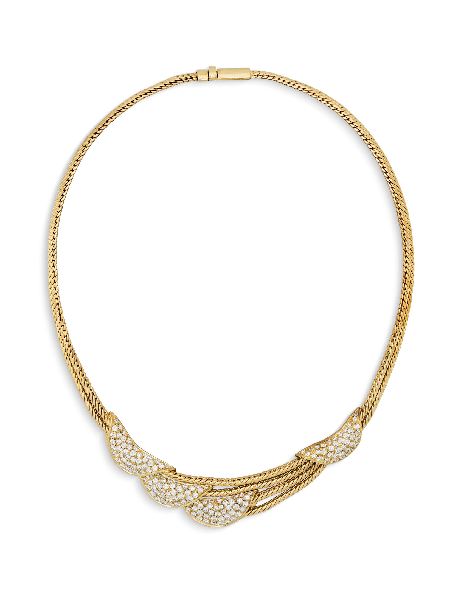 GOLD AND DIAMOND NECKLACE, | Christie’s