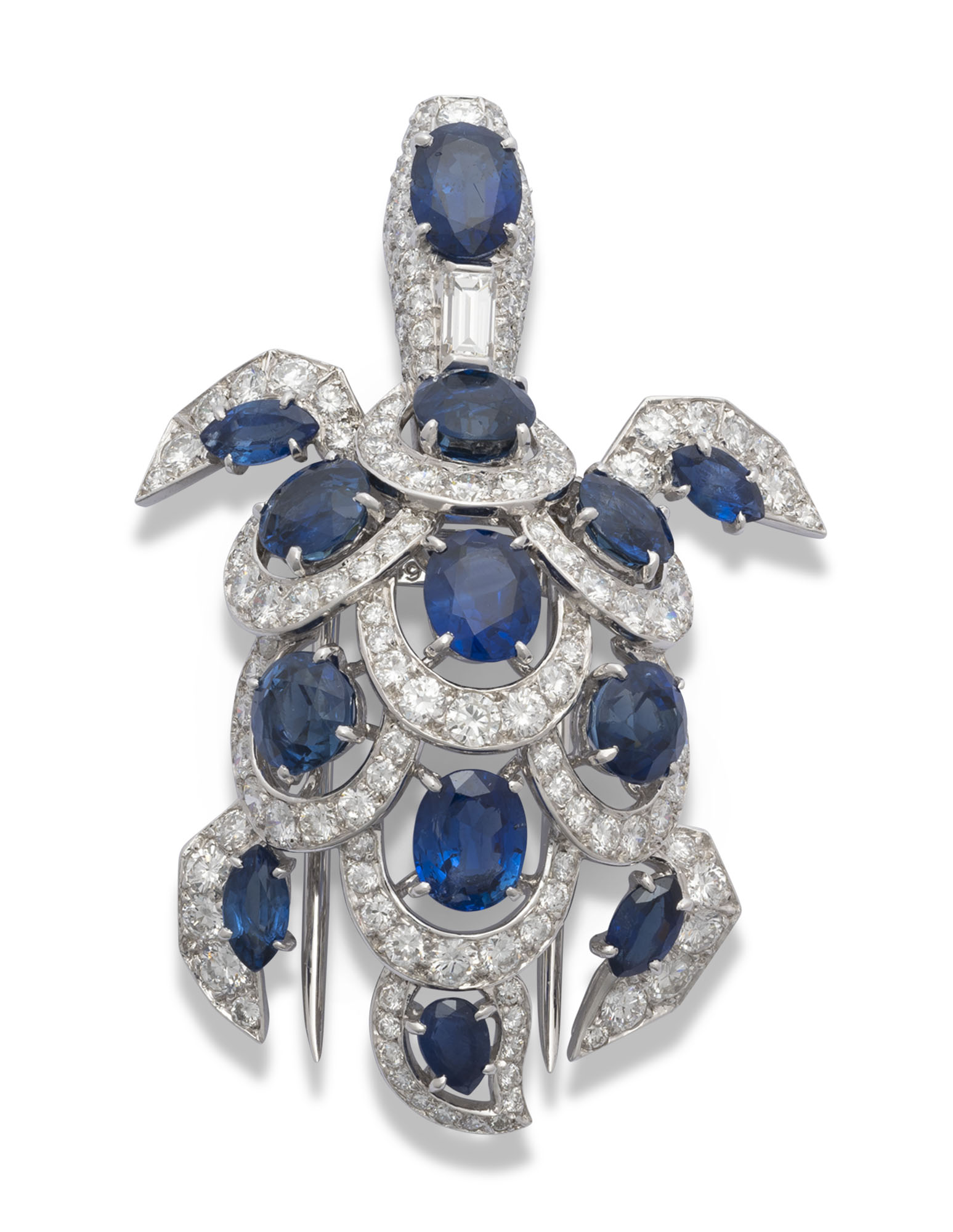 NO RESERVE - CARTIER PARIS SAPPHIRE AND DIAMOND TURTLE BROOCH, | Christie’s