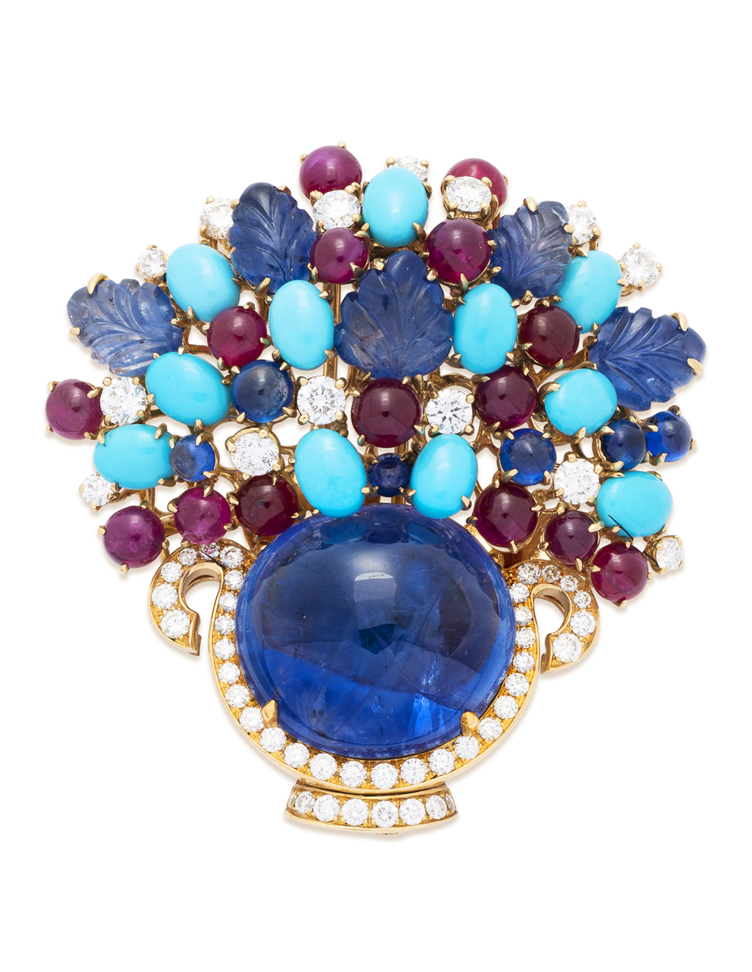 BULGARI MULTI-GEM GIARDINETTO BROOCH, | Christie’s