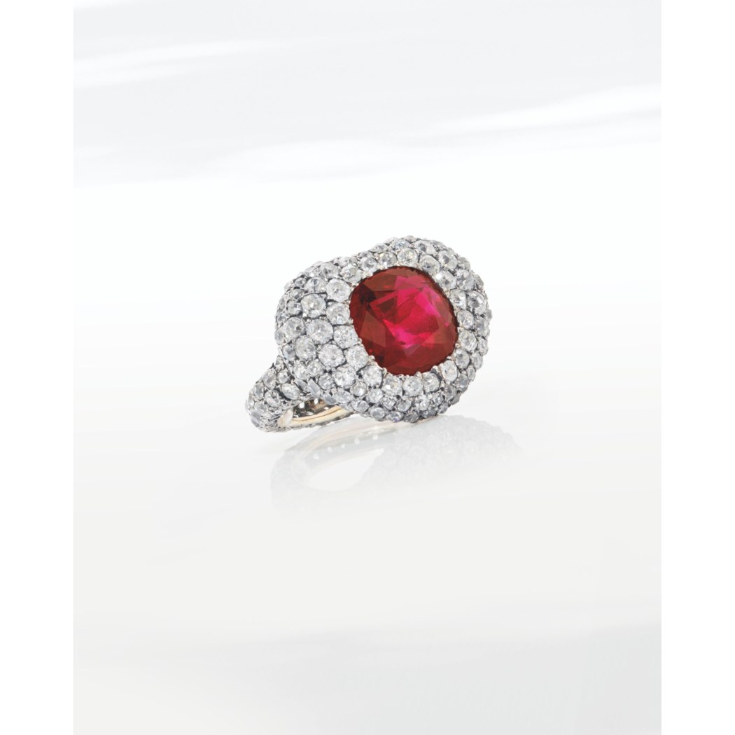 JAR RUBY AND DIAMOND RING | Christie's