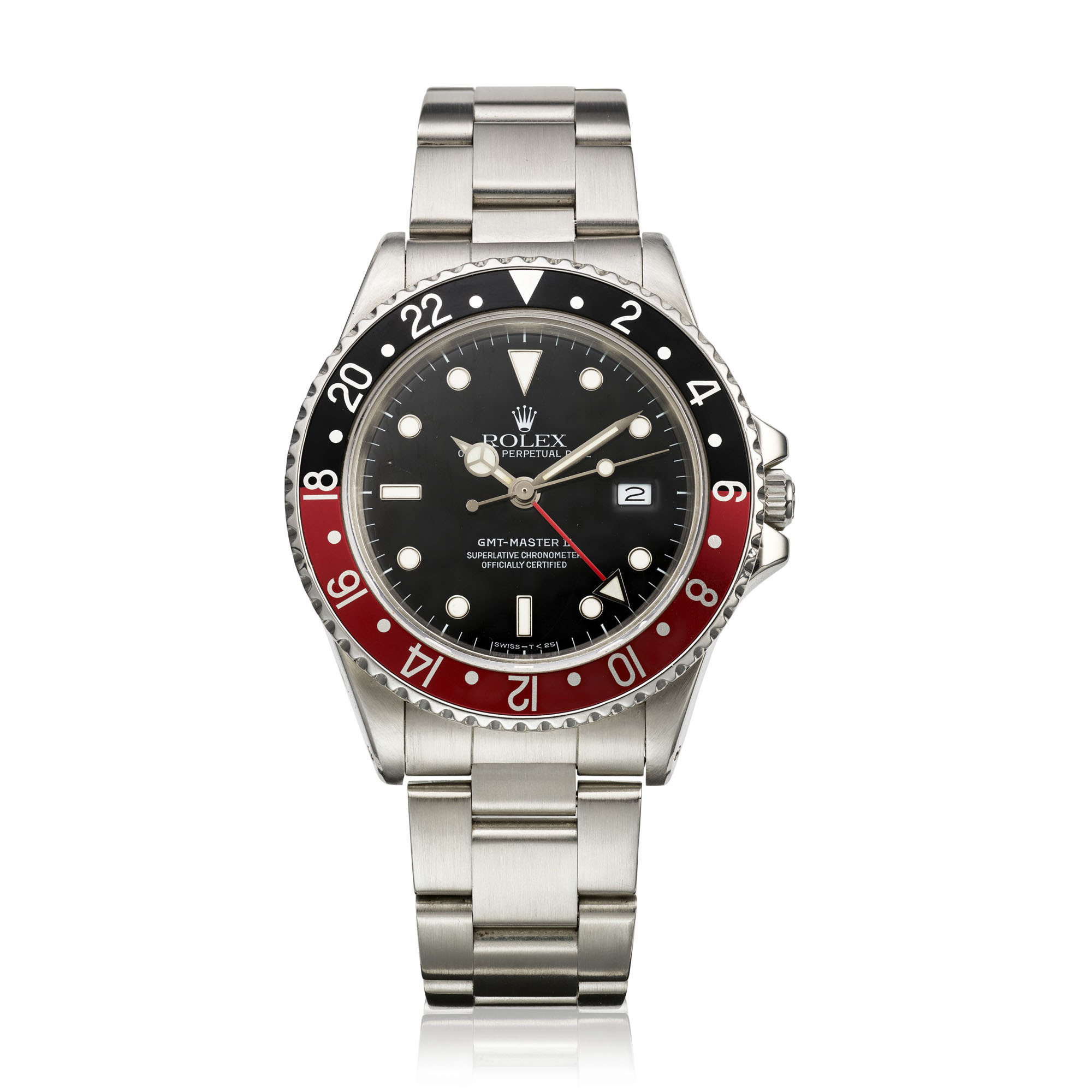 ROLEX, STAINLESS STEEL GMT-MASTER II 'FAT LADY', REF. 16760, | Christie’s