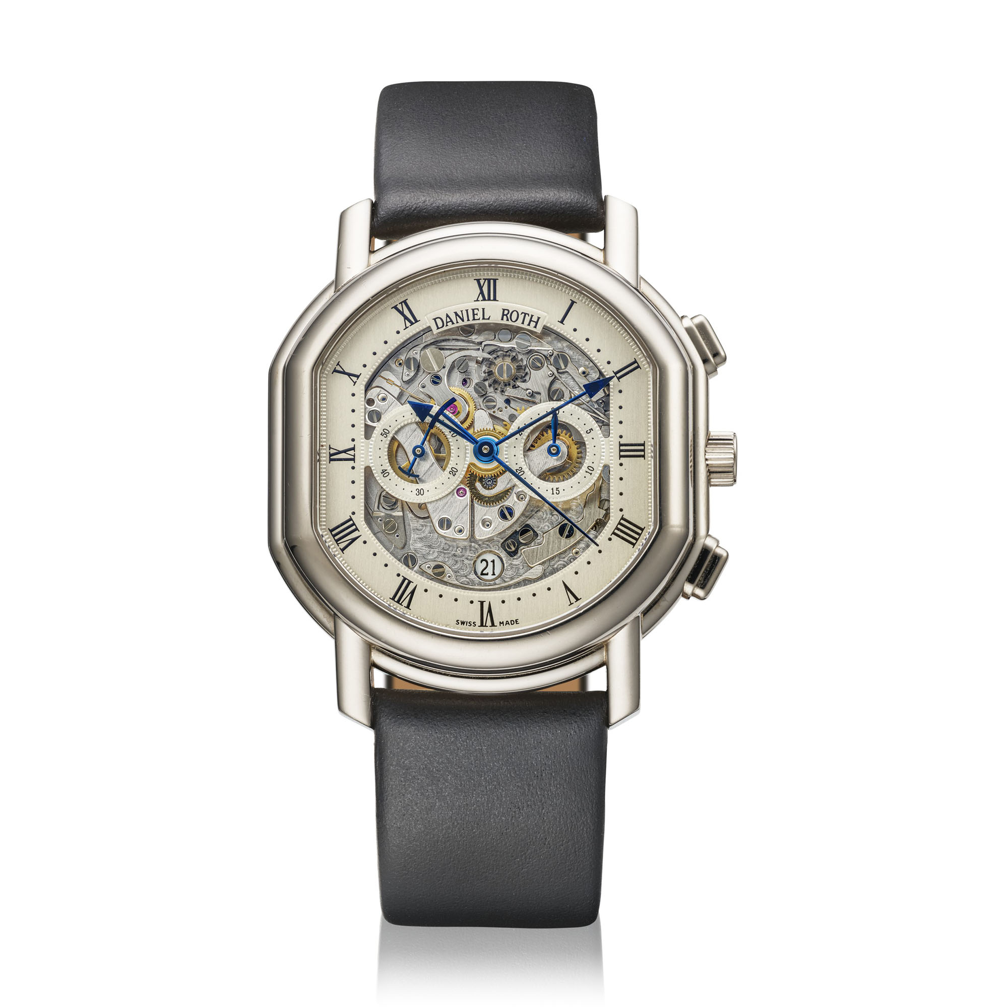 DANIEL ROTH, WHITE GOLD 'SKELETON' CHRONOGRAPH, REF. 447.X.60, | Christie’s