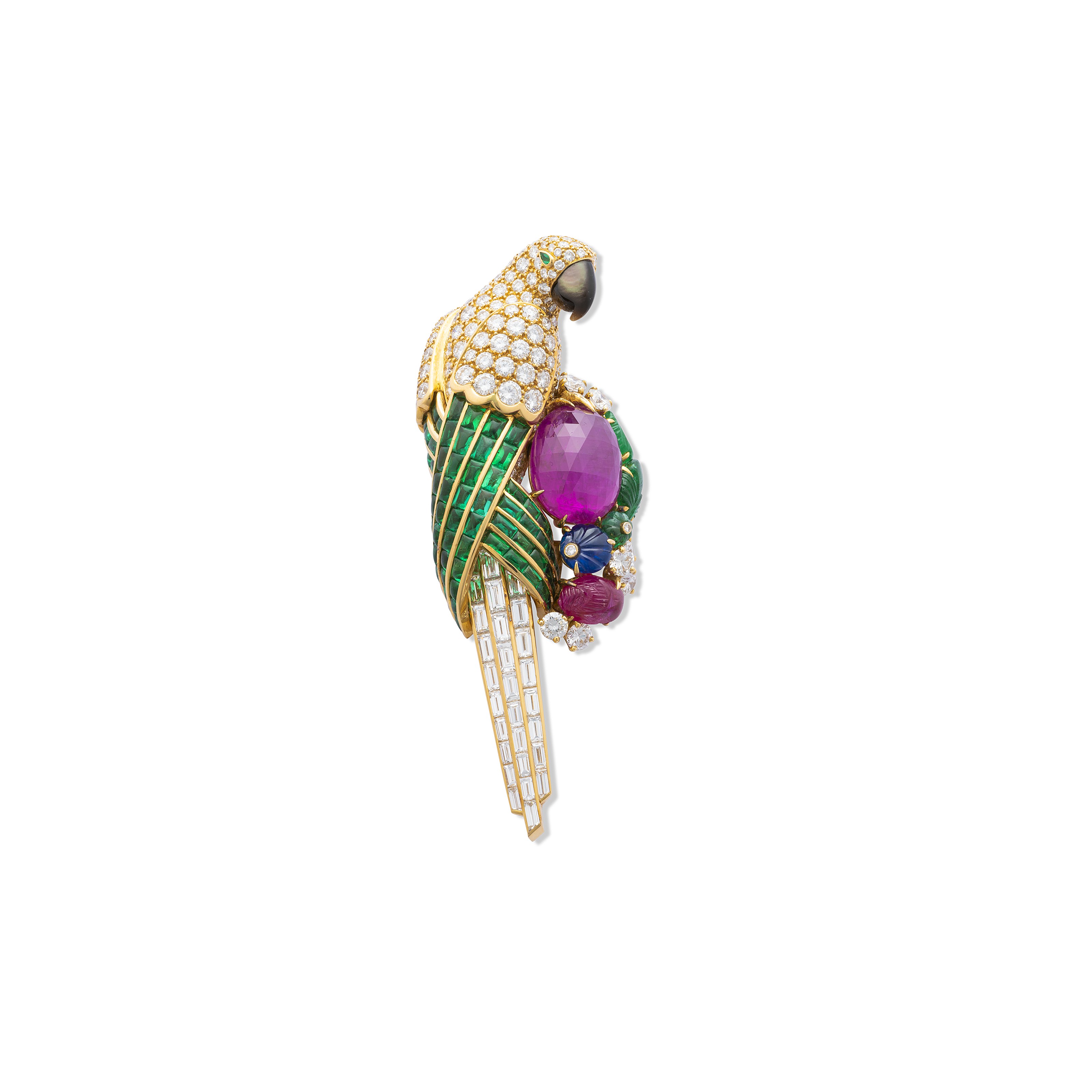 CARTIER MULTI-GEM 'LUISIANA' PARROT BROOCH, | Christie’s