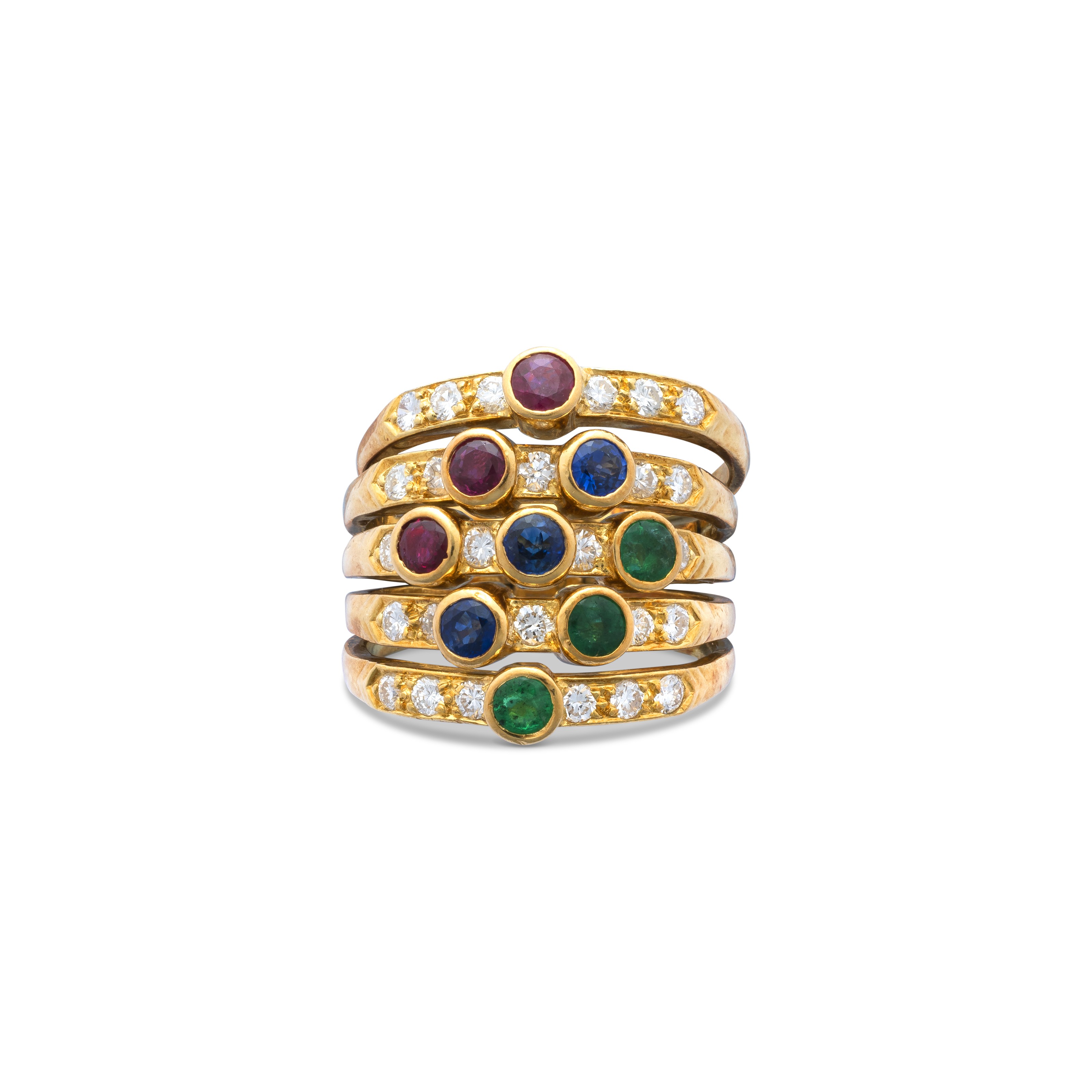 ADLER MULTI-GEM RING, | Christie’s