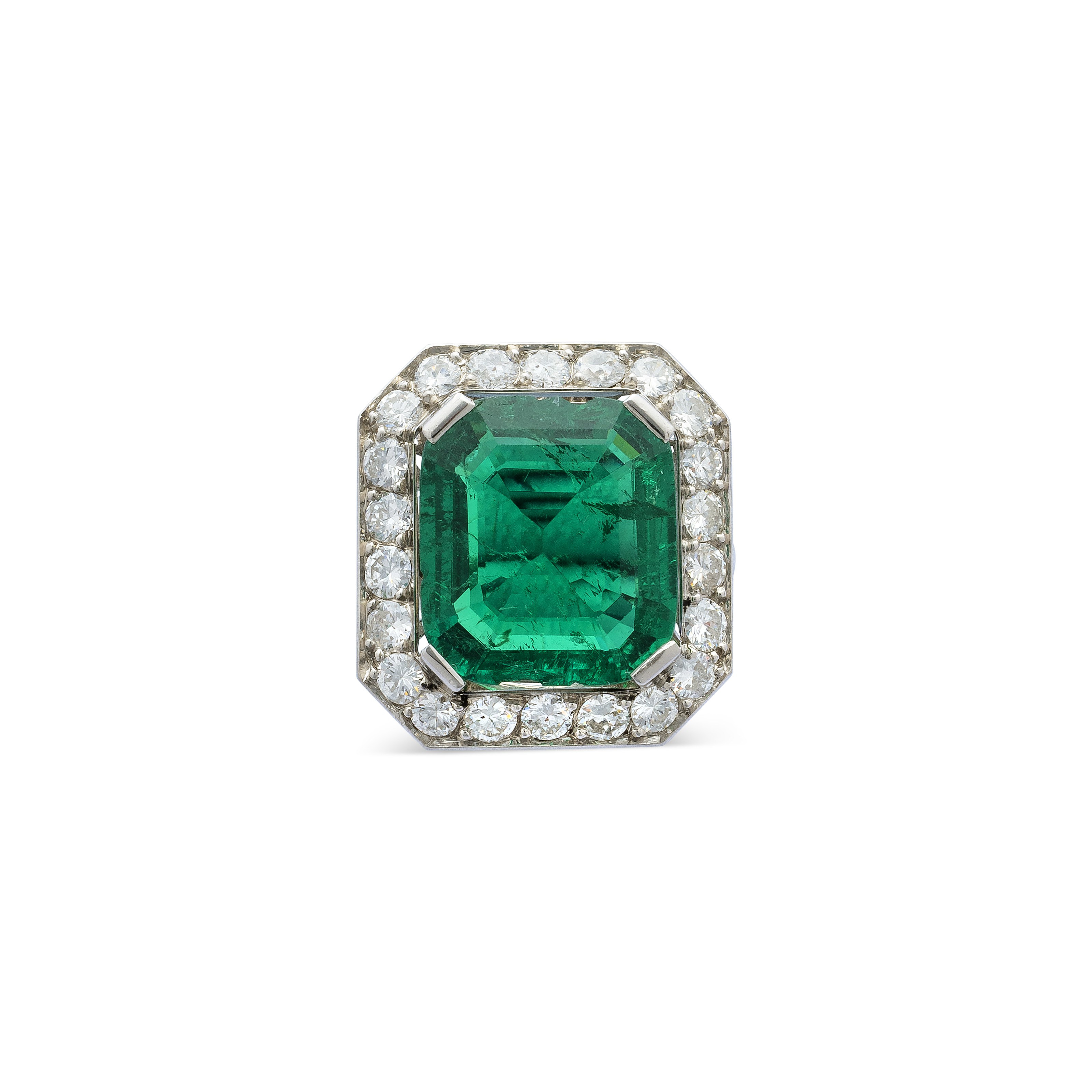 VAN CLEEF & ARPELS EMERALD AND DIAMOND RING, | Christie’s