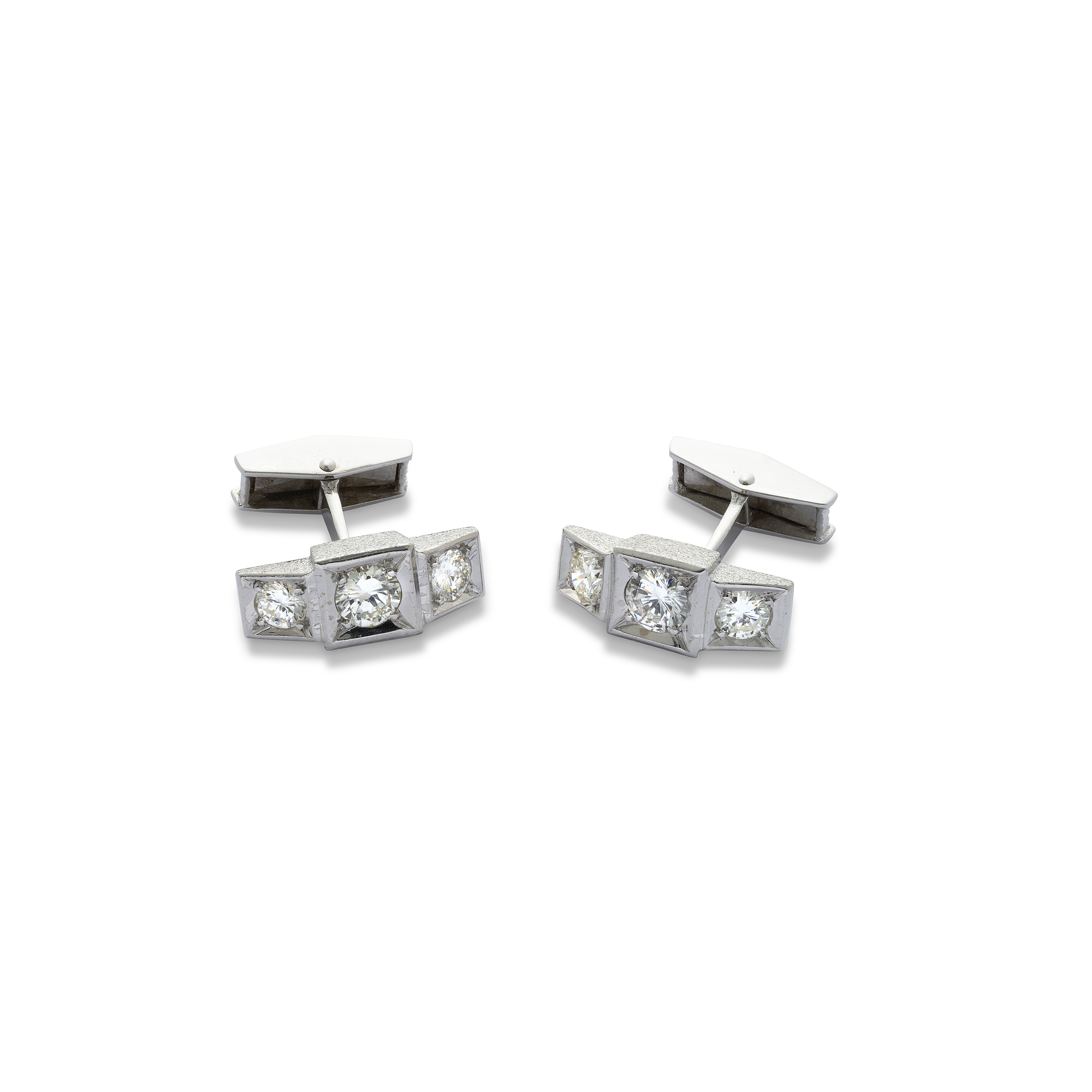 NO RESERVE - DIAMOND CUFFLINKS, | Christie’s