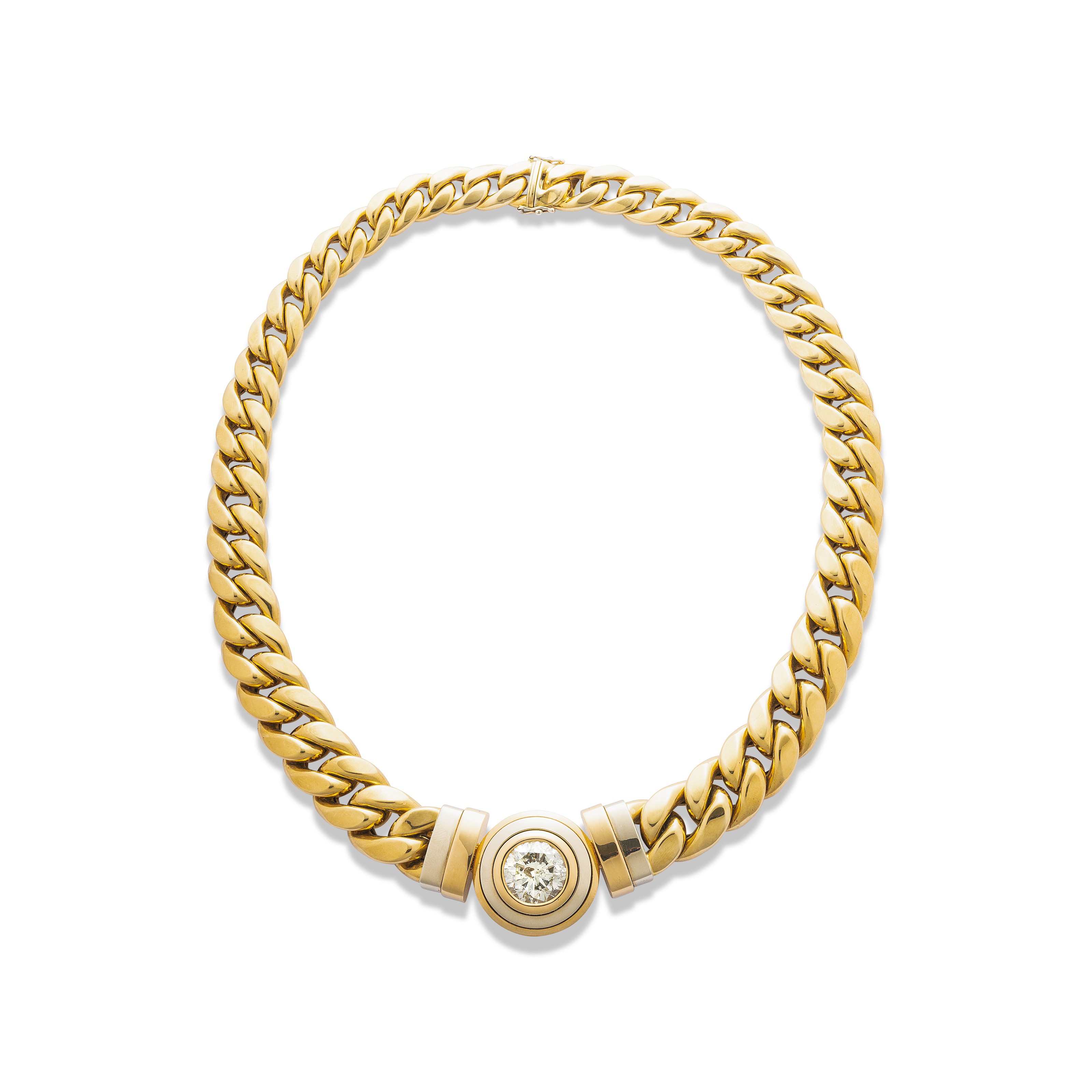 DIAMOND AND GOLD NECKLACE, | Christie’s