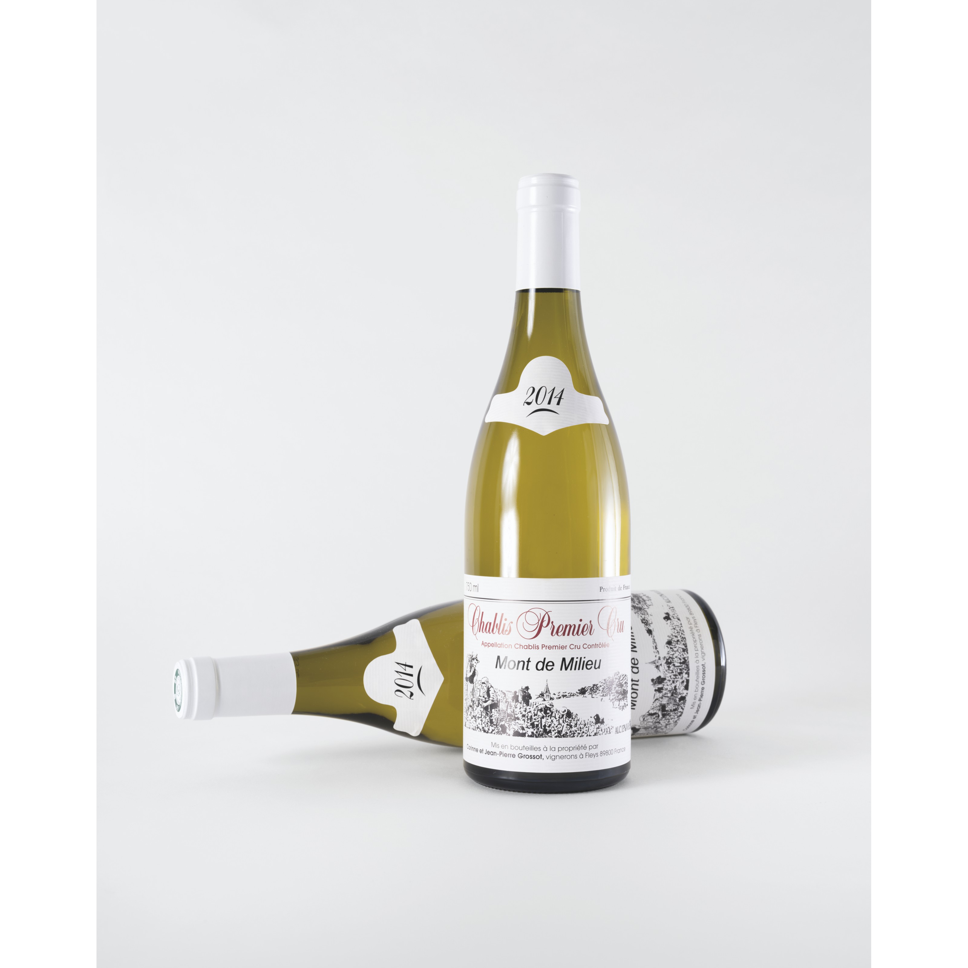Domaine Jean-Pierre Grossot, Chablis Mont de Milieu 2014, 1er Cru ...