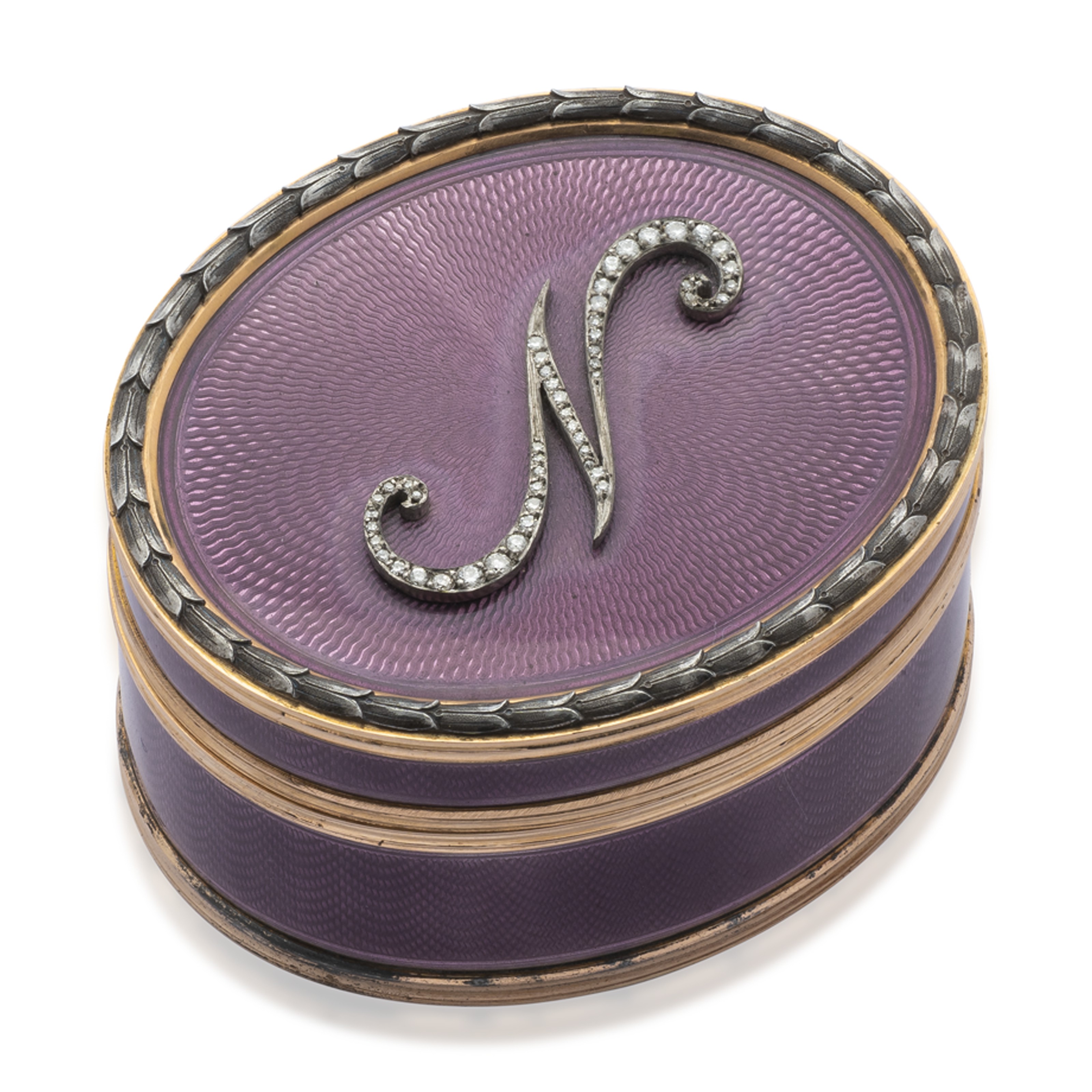 NO RESERVE - MEISTER ENAMEL, DIAMOND AND GOLD SNUFF-BOX, | Christie’s