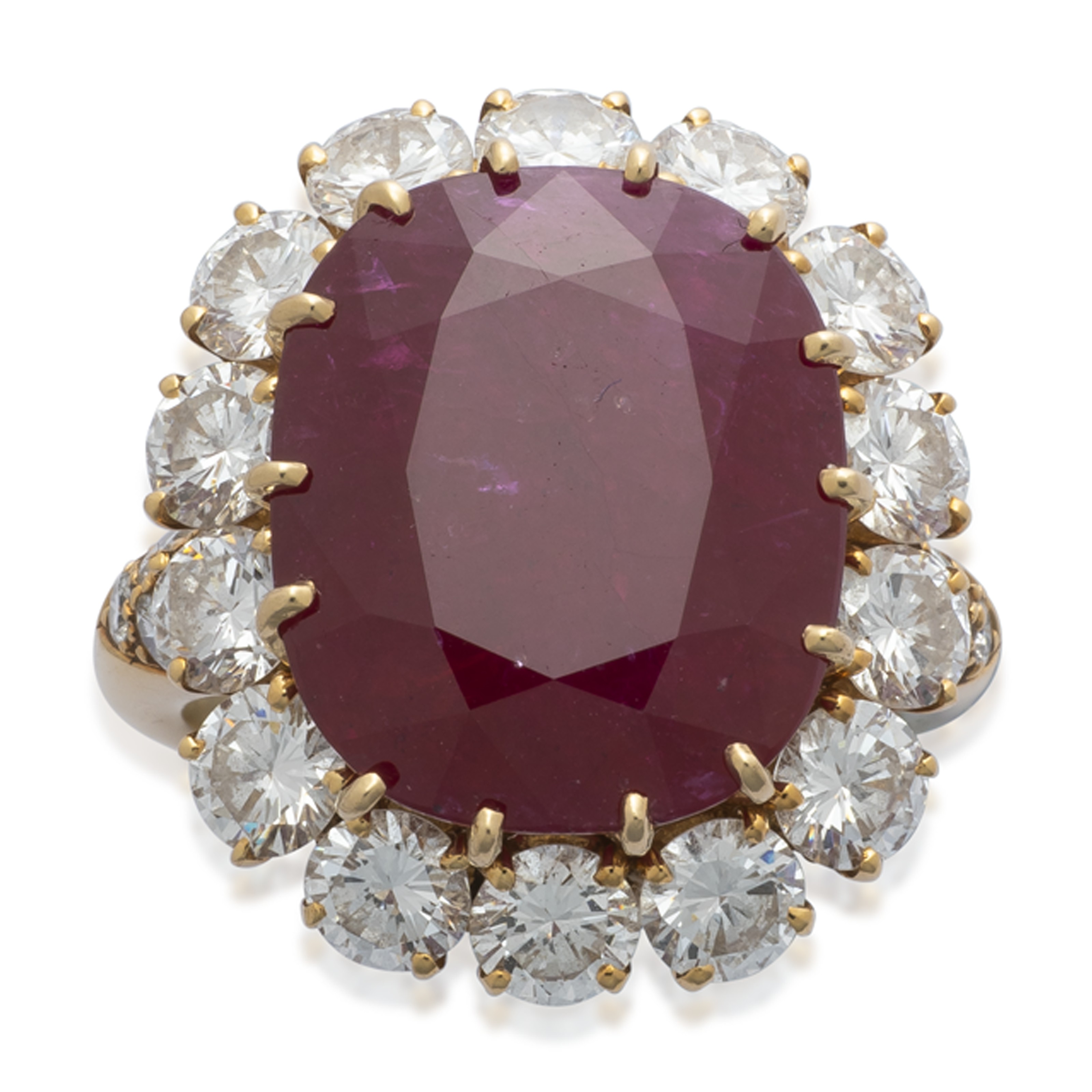 VAN CLEEF & ARPELS RUBY AND DIAMOND RING, | Christie’s
