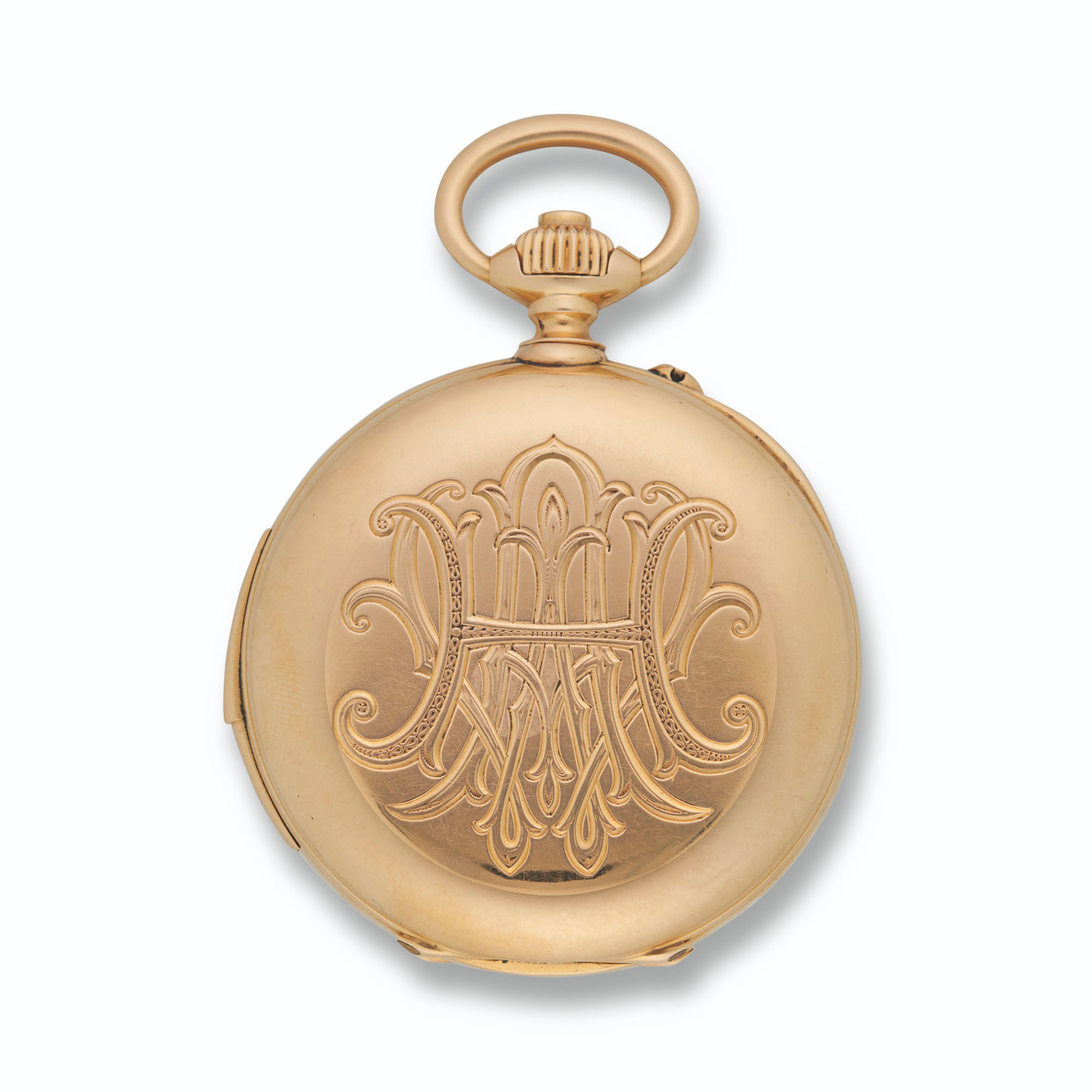 HENRY CAPT, YELLOW GOLD MINUTE REPEATING MONOPUSHER CHRONOGRAPH ...