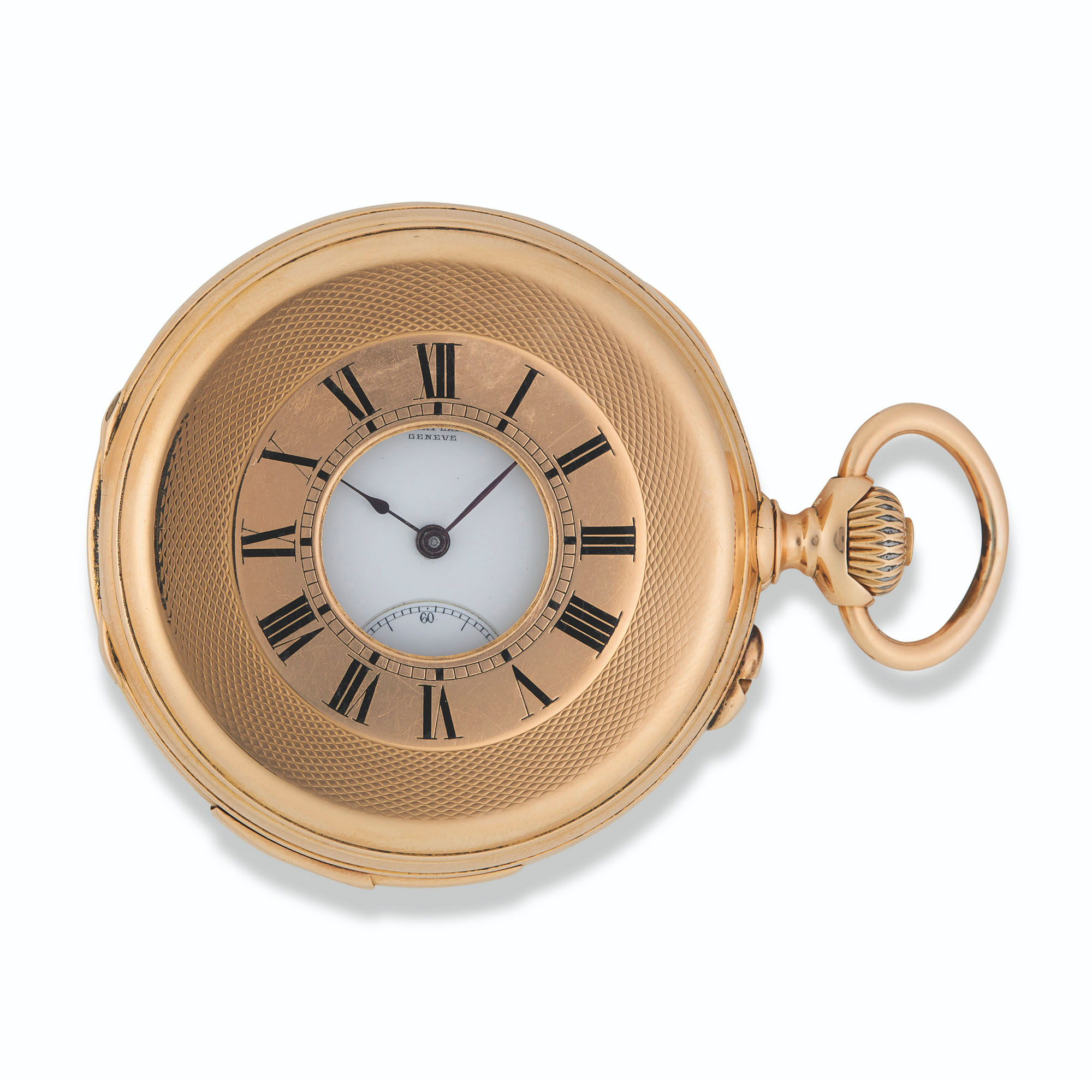 HENRY CAPT, YELLOW GOLD TEN-MINUTE REPEATING HUNTER-CASE POCKET WATCH ...