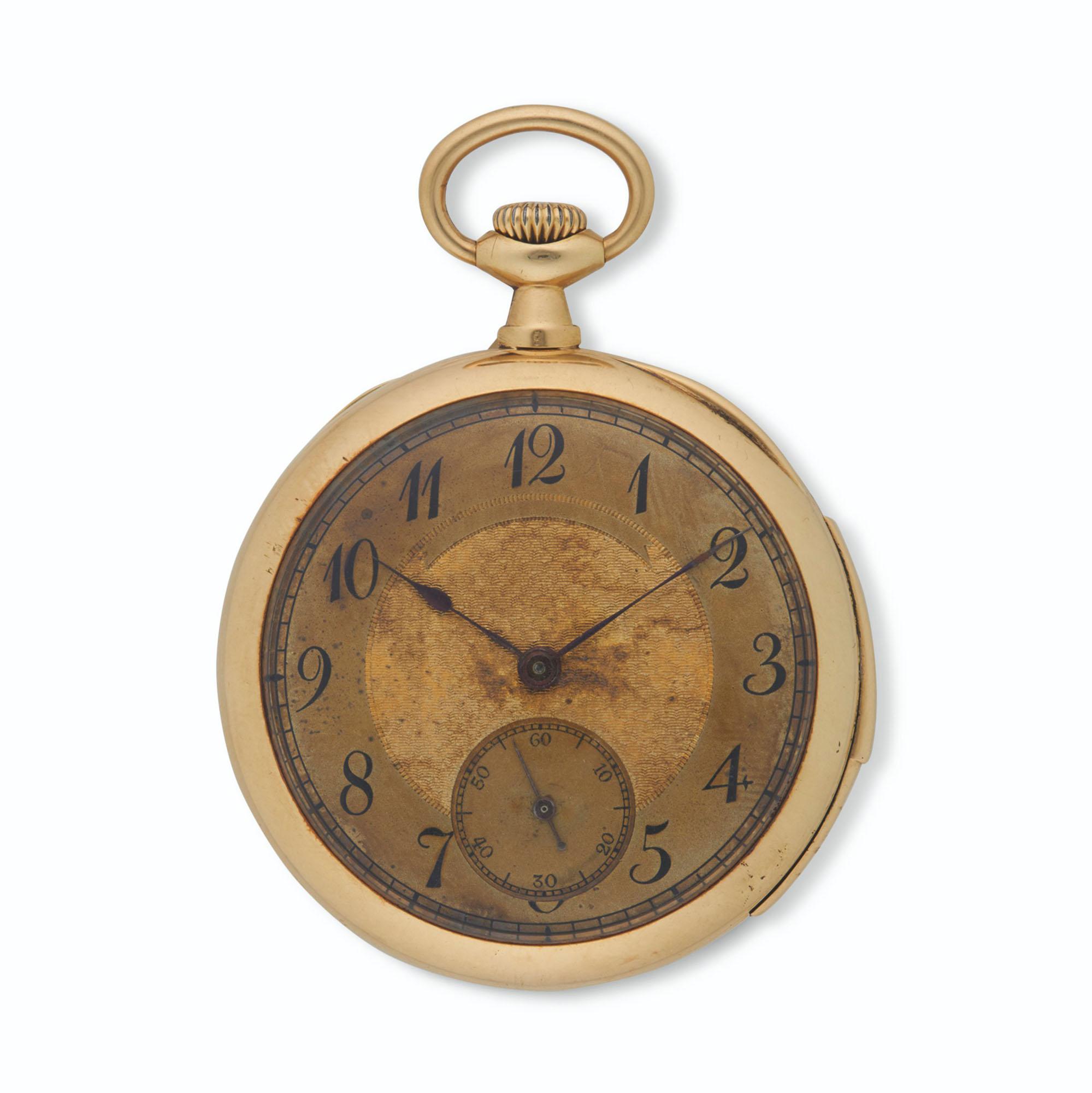 HAAS NEVEUX & CO, YELLOW GOLD MINUTE REPEATING OPENFACE POCKET WATCH ...