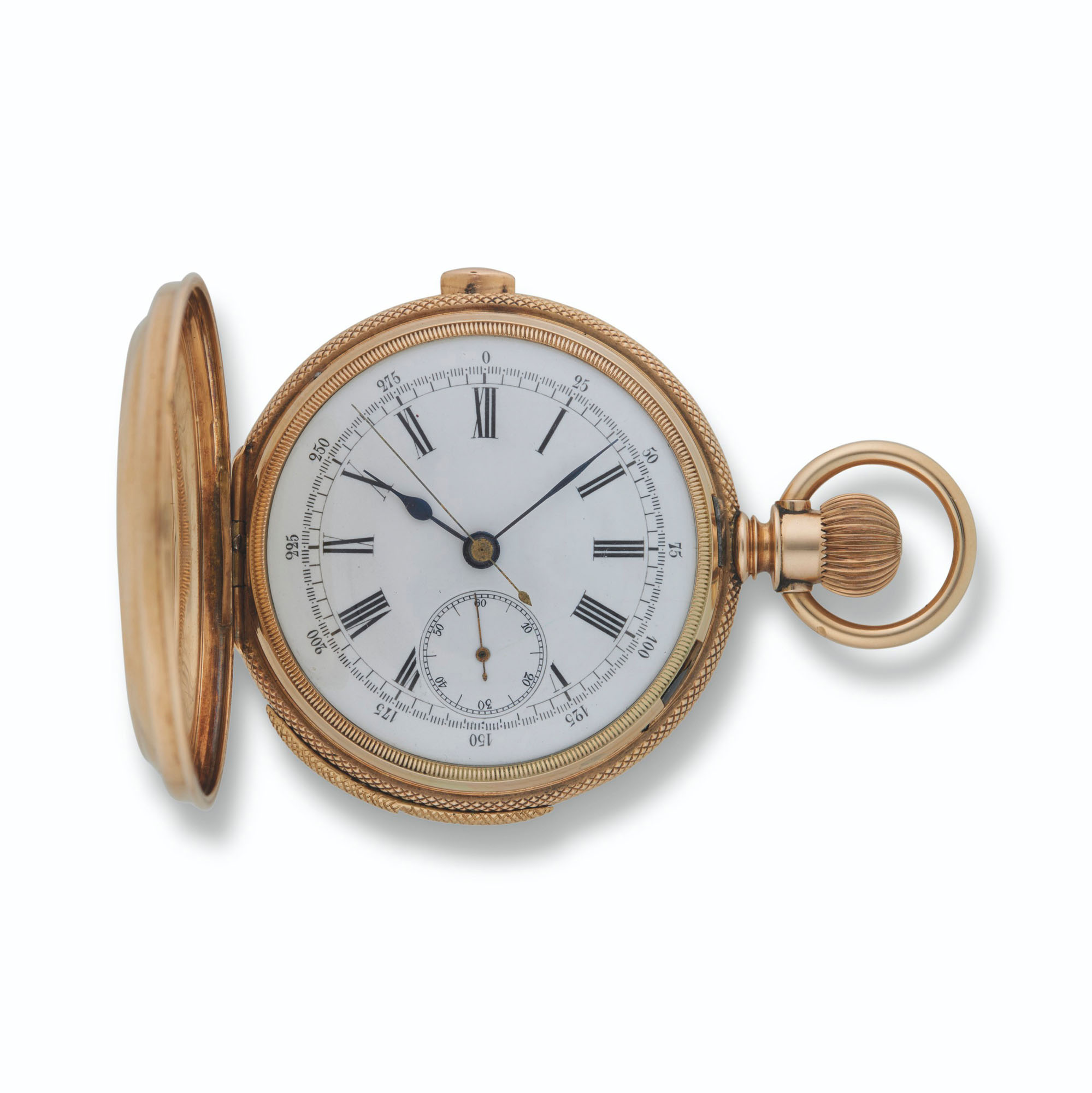 HENRY CAPT, 14K YELLOW GOLD MINUTE REPEATING AND MONOPUSHER CHRONOGRAPH ...
