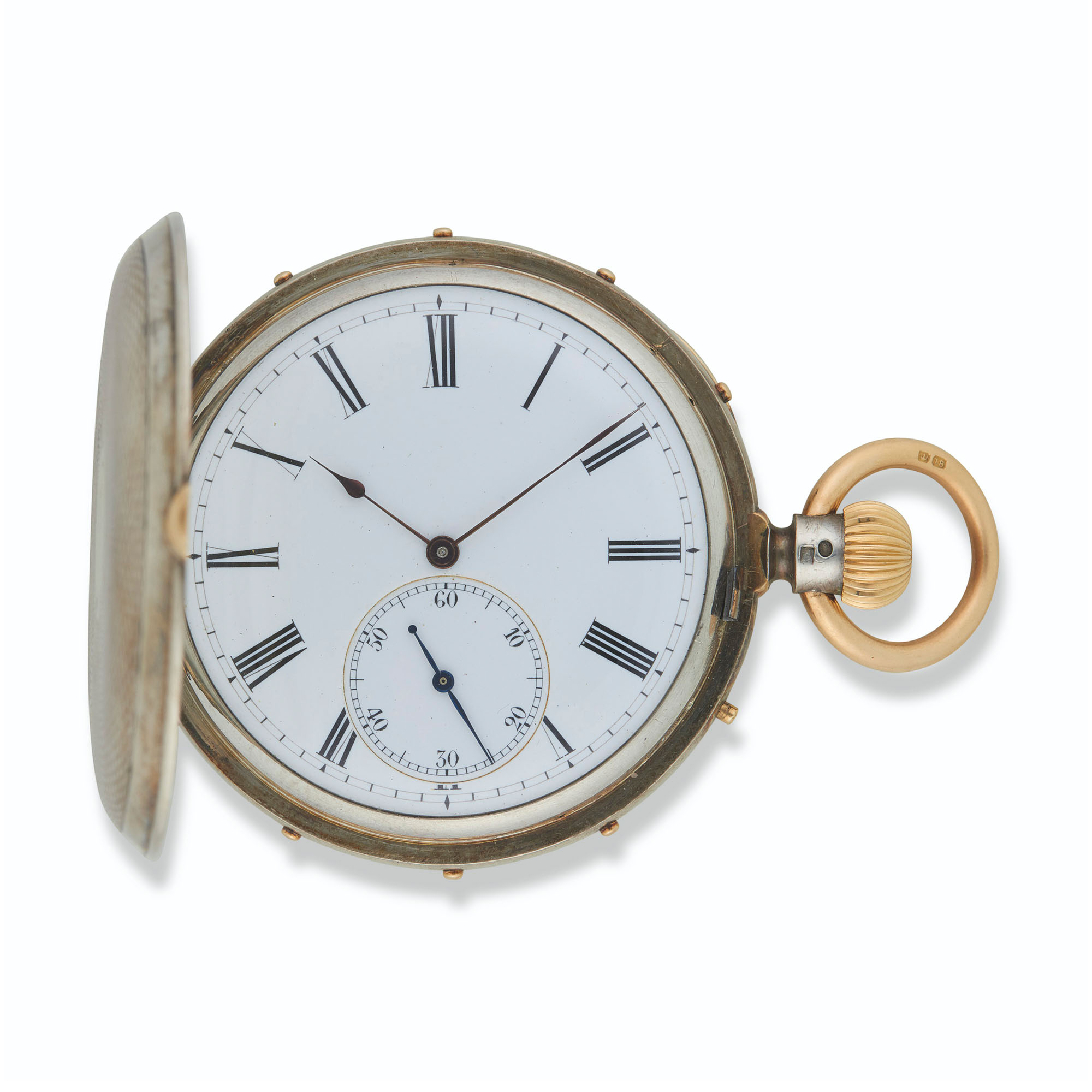 HENRY CAPT, SILVER AND YELLOW GOLD HUNTER-CASE POCKET WATCH, | Christie’s