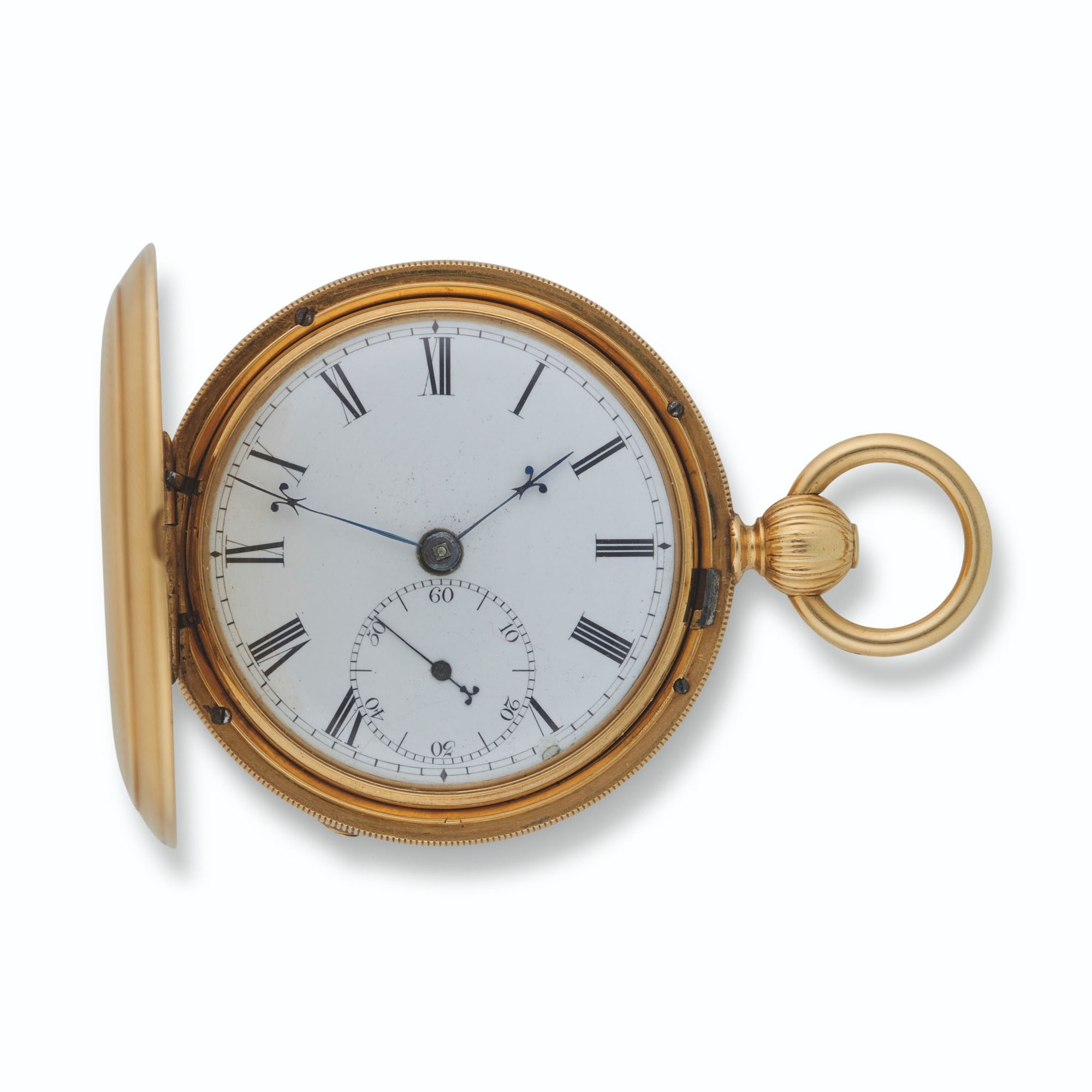 ADAMS & SONS, YELLOW GOLD HUNTER-CASE POCKET WATCH, | Christie’s