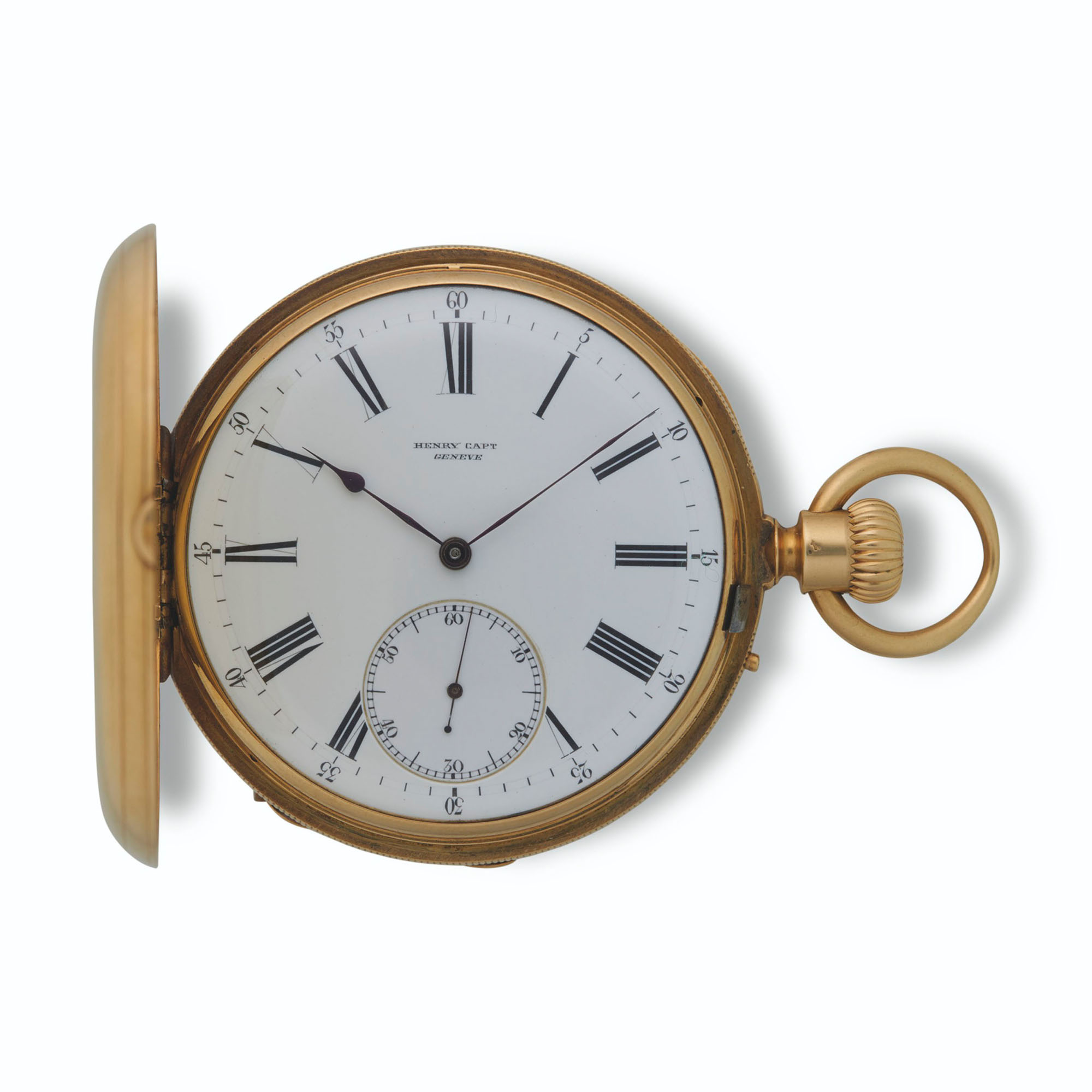 HENRY CAPT, YELLOW GOLD HUNTER-CASE POCKET WATCH, | Christie’s