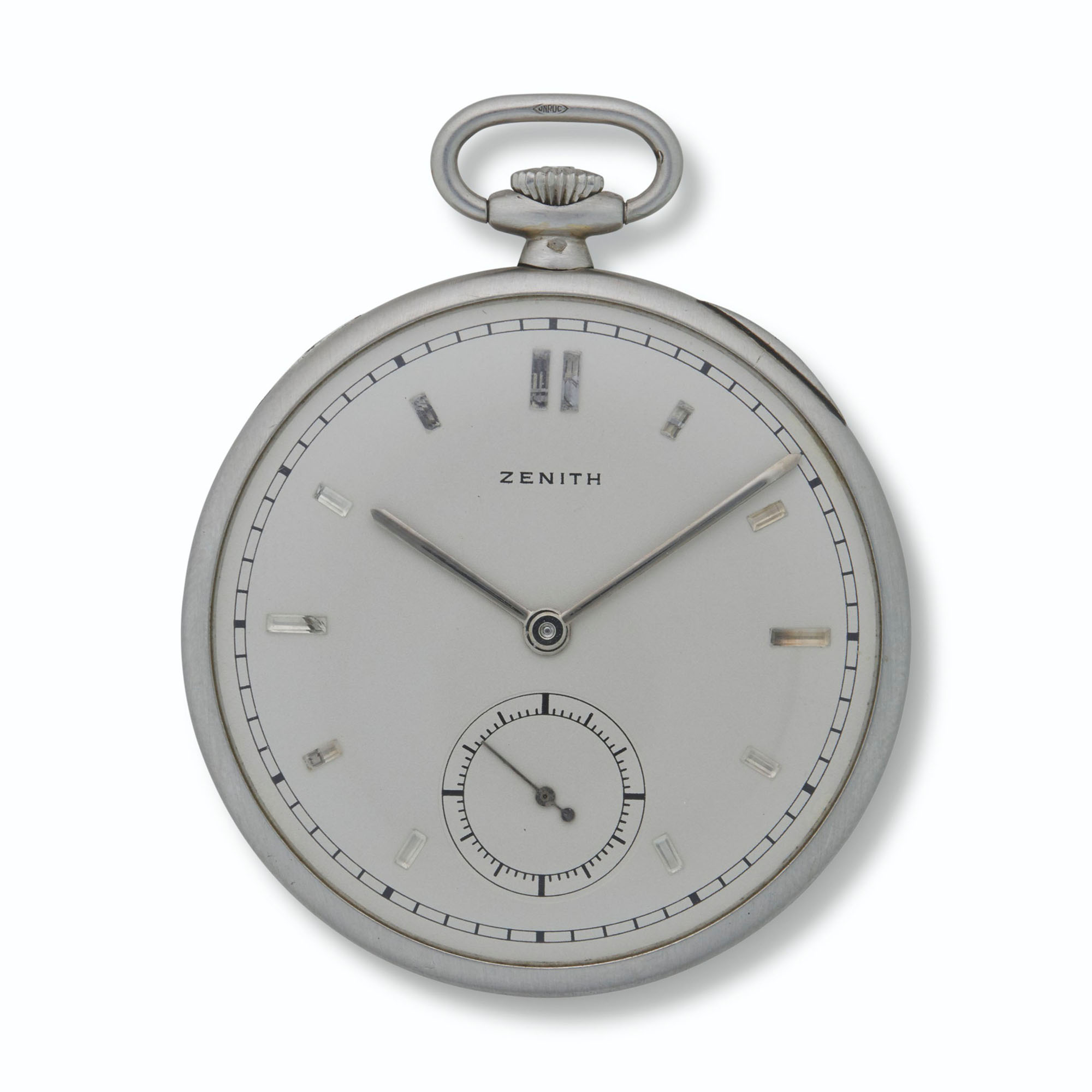 ZENITH WATCH CO, PLATINUM OPENFACE POCKET WATCH, | Christie’s