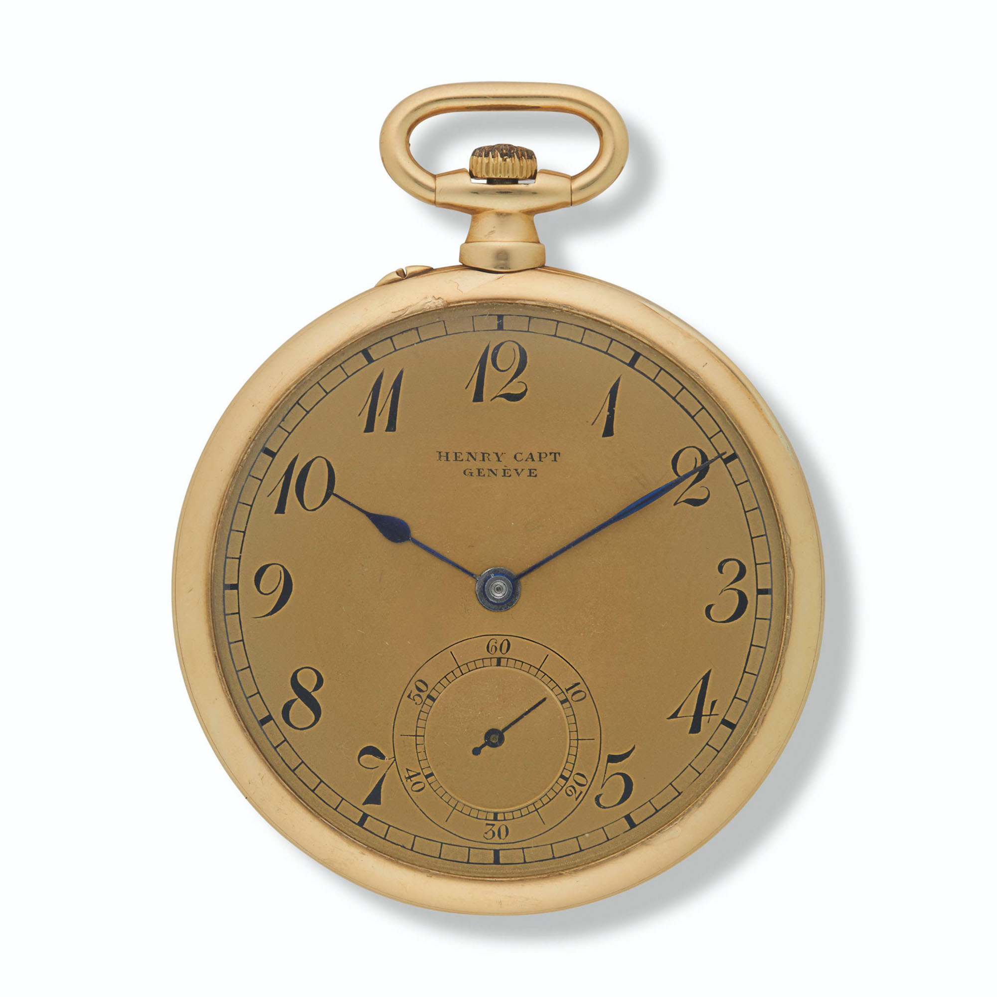 HENRY CAPT, YELLOW GOLD OPENFACE POCKET WATCH, | Christie’s