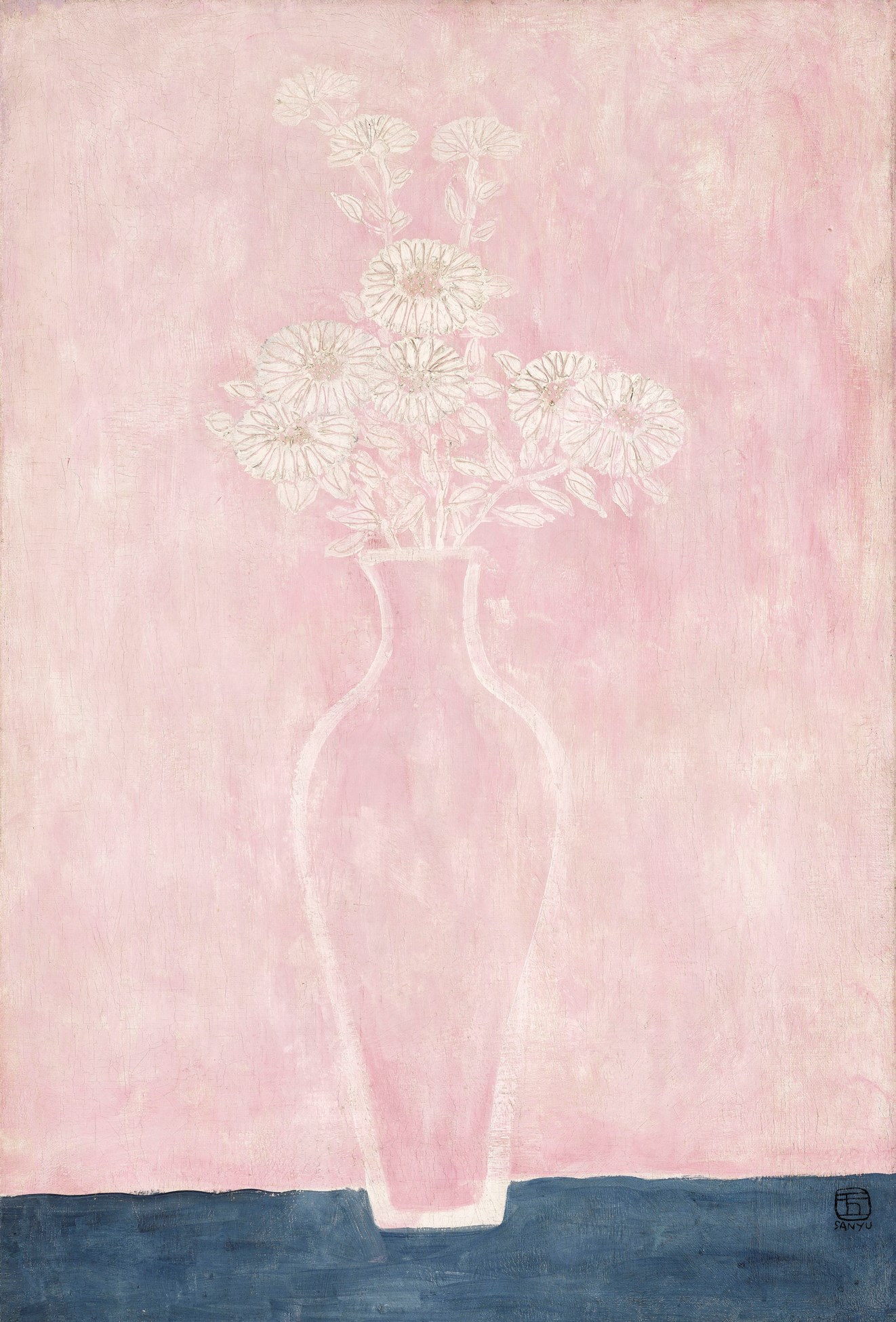 SANYU (CHANG YU, 1895-1966), Chrysanthèmes blancs (White Chrysanthemums ...