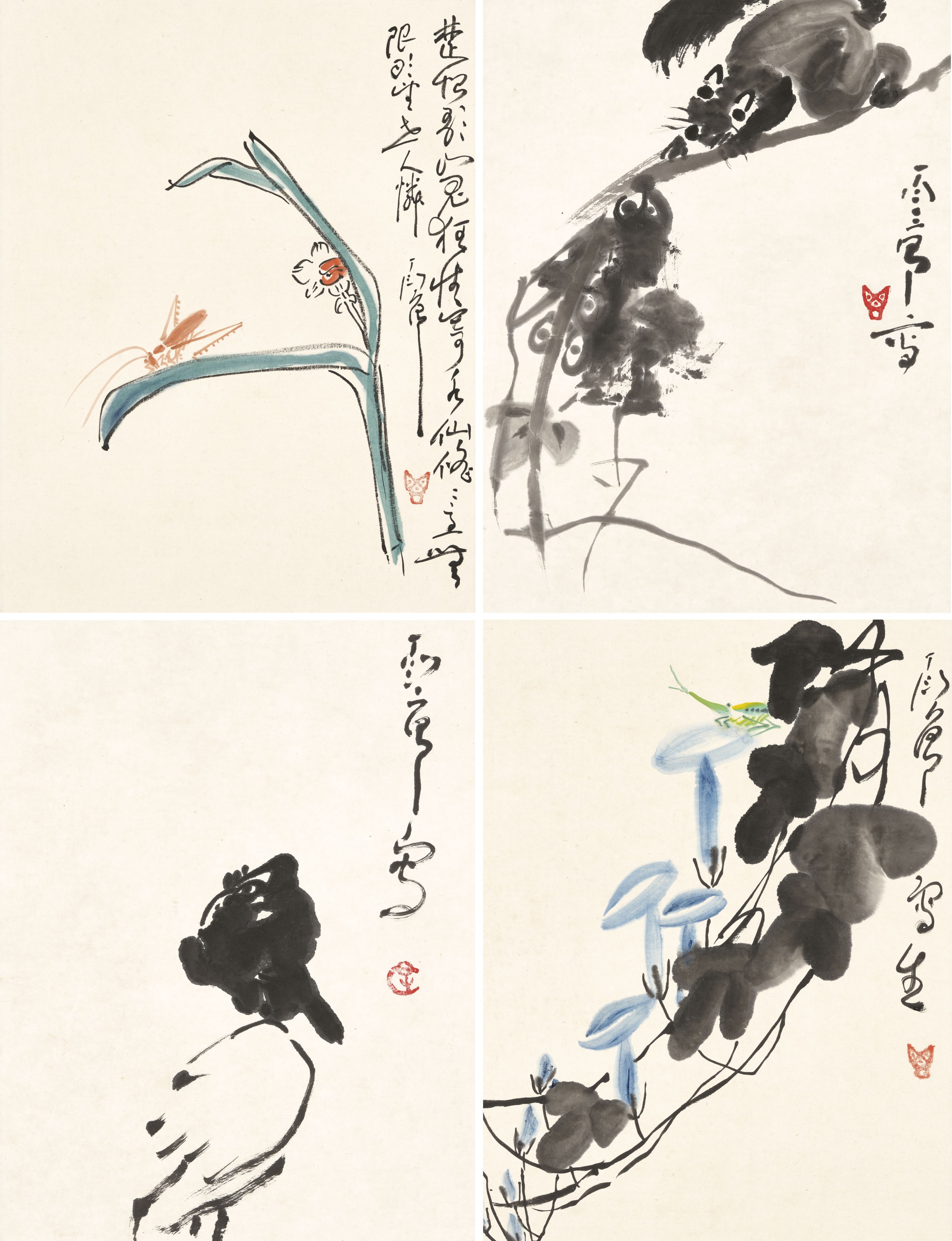 DING YANYONG (1902-1978), Flowers, Insects and Animals | Christie’s