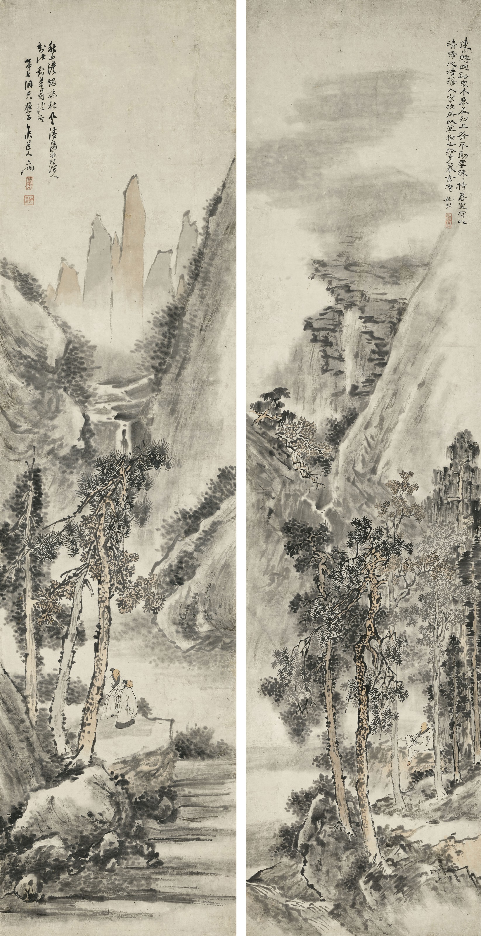 SU LIUPENG (CIRCA 1796-1862), Autumn Mountains / Viewing Mountain ...