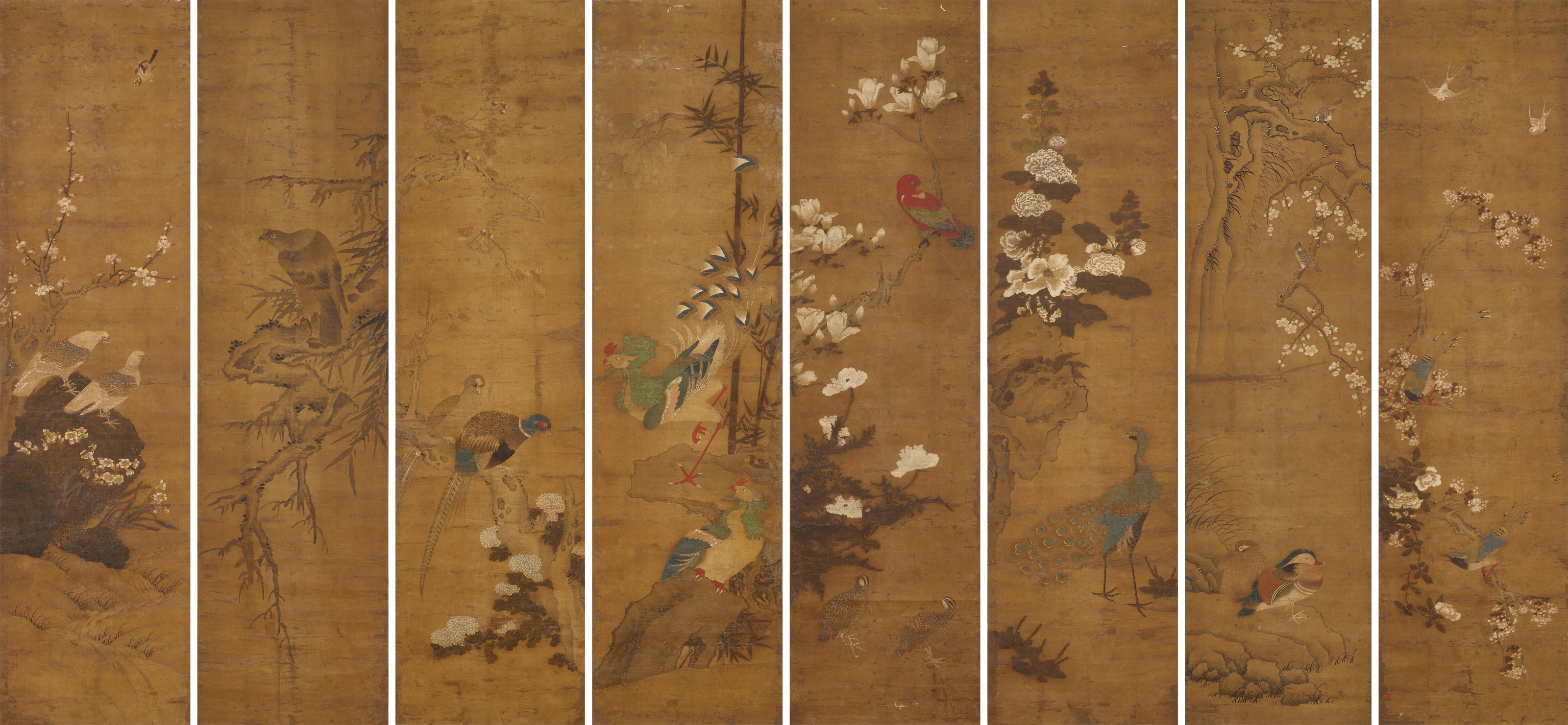 HUANG GUI (16TH CENTURY)HUANG GUI (16TH CENTURY)Flowers and Birds ...