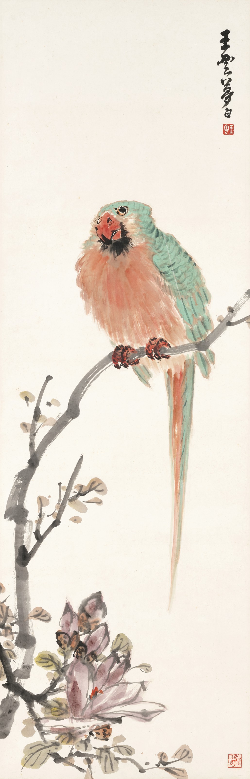 WANG MENGBAI (1888-1934), Parrot on a Tree Branch | Christie’s
