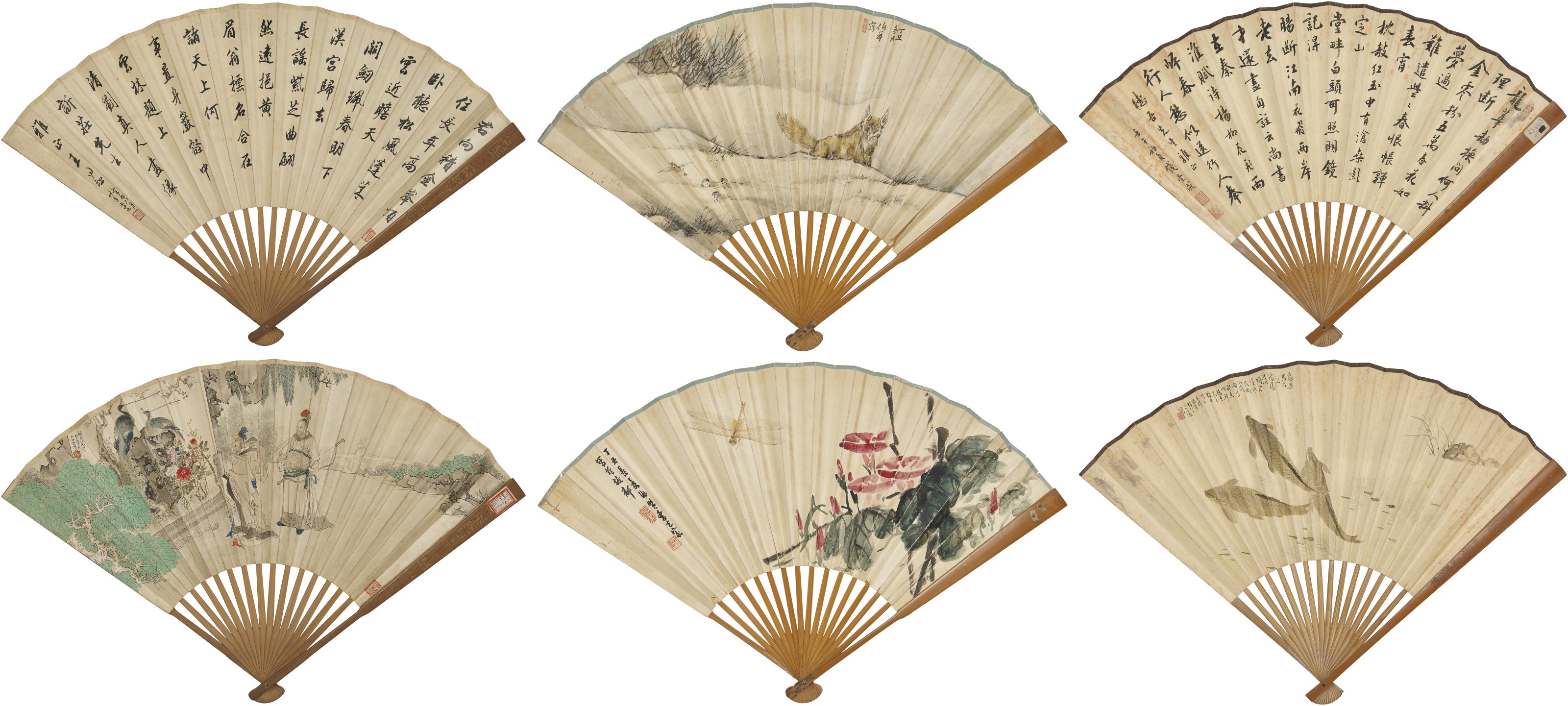 WANG SHIZI (1885-1950), CAO KEJIA (1906-1979), WANG MENGXIONG (19-20TH ...