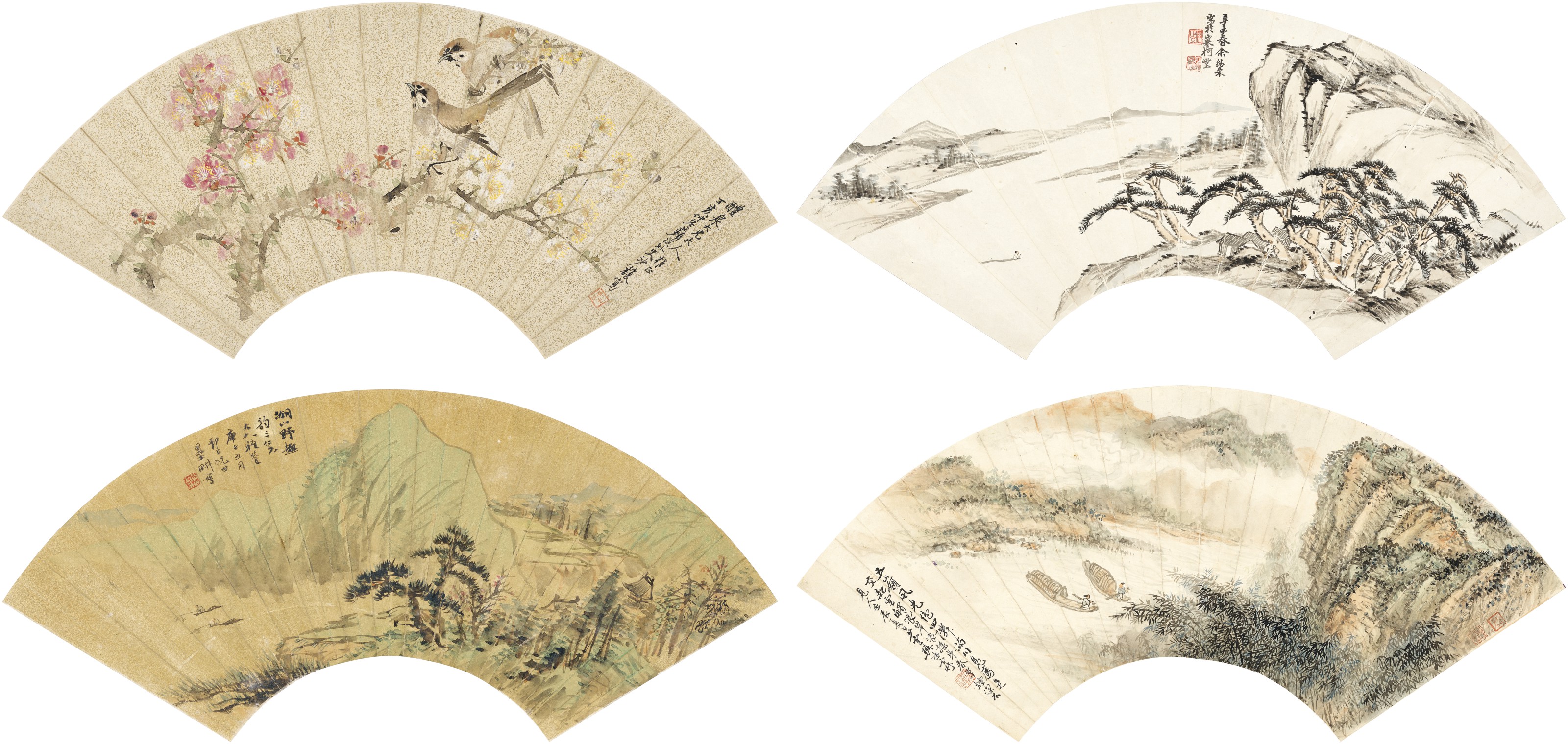 SHA FU (1831-1906) / NI TIAN (1855-1919) / YU SHAOSONG (1882-1949 ...