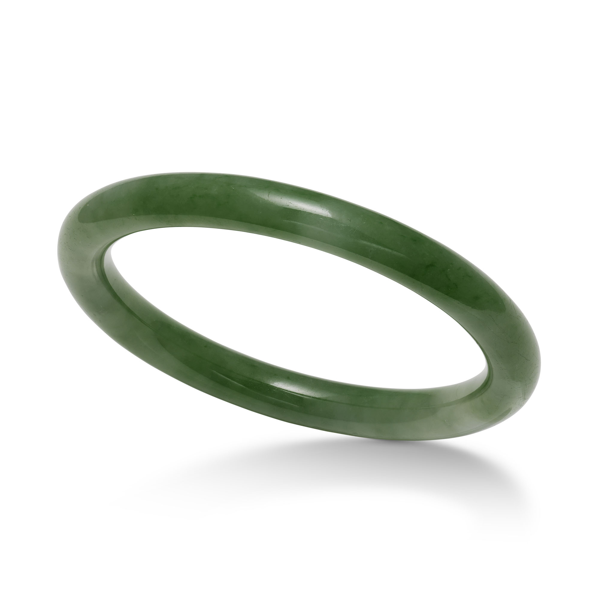 JADEITE BANGLE WITH REPORT, | Christie’s
