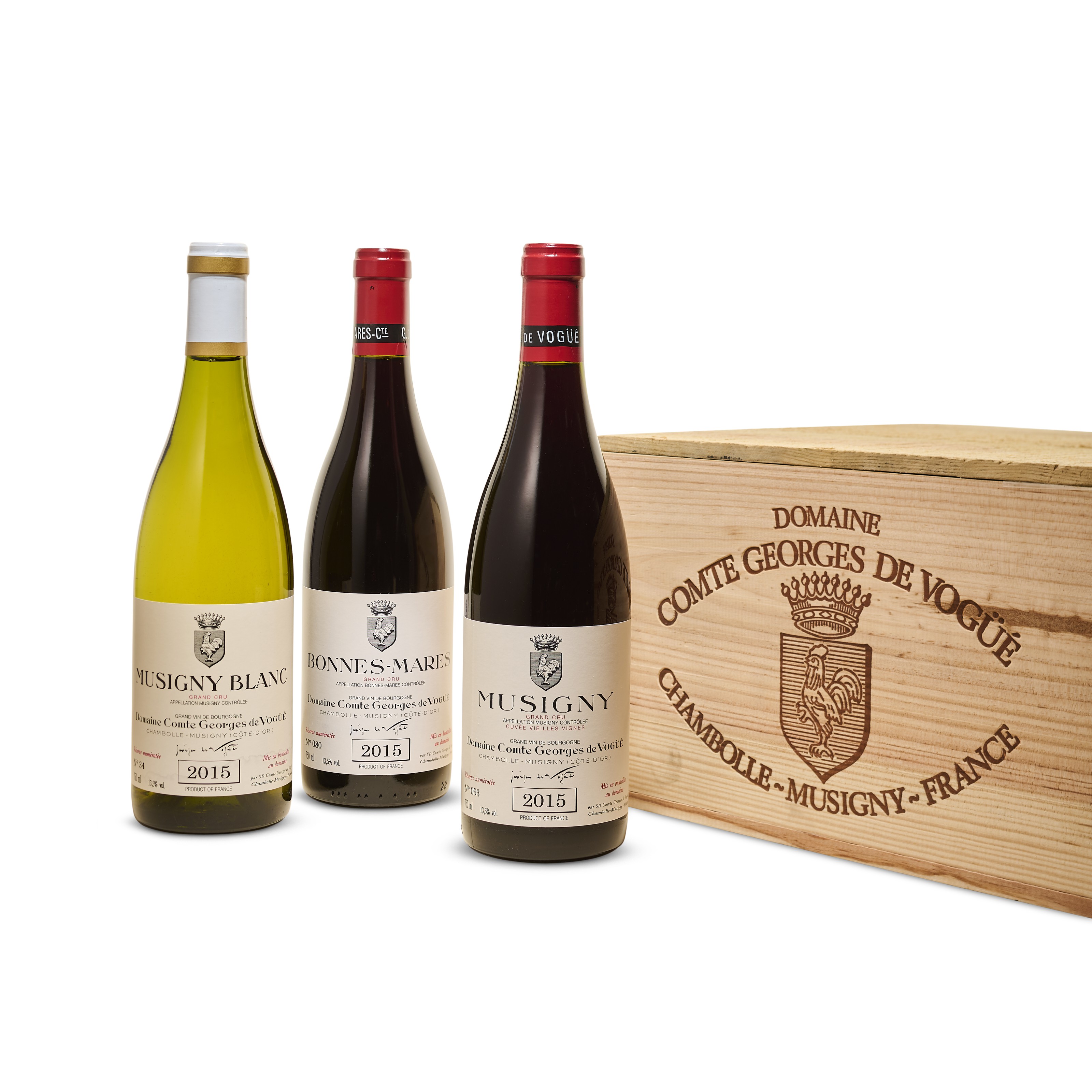 Domaine Comte Georges de Vogüé Grand Crus Assortment 2015, Musigny ...