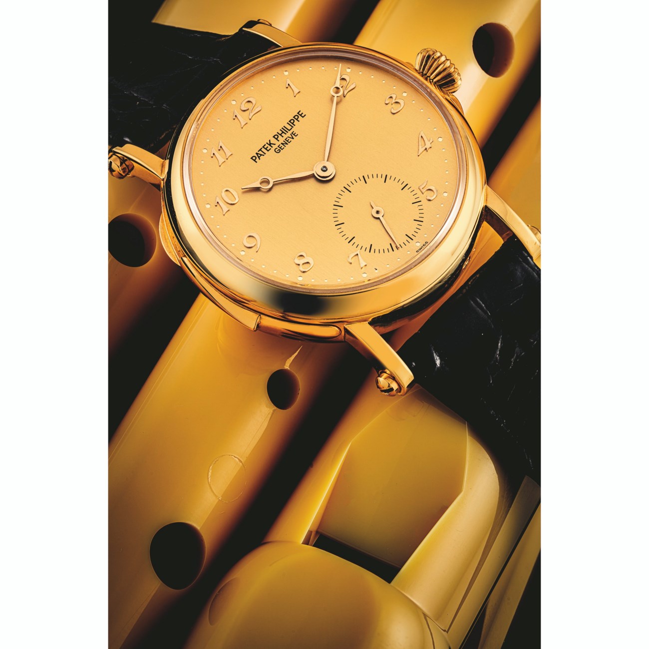 PATEK PHILIPPE. AN EXTREMELY RARE AND IMPORTANT 18K GOLD LIMITED ...