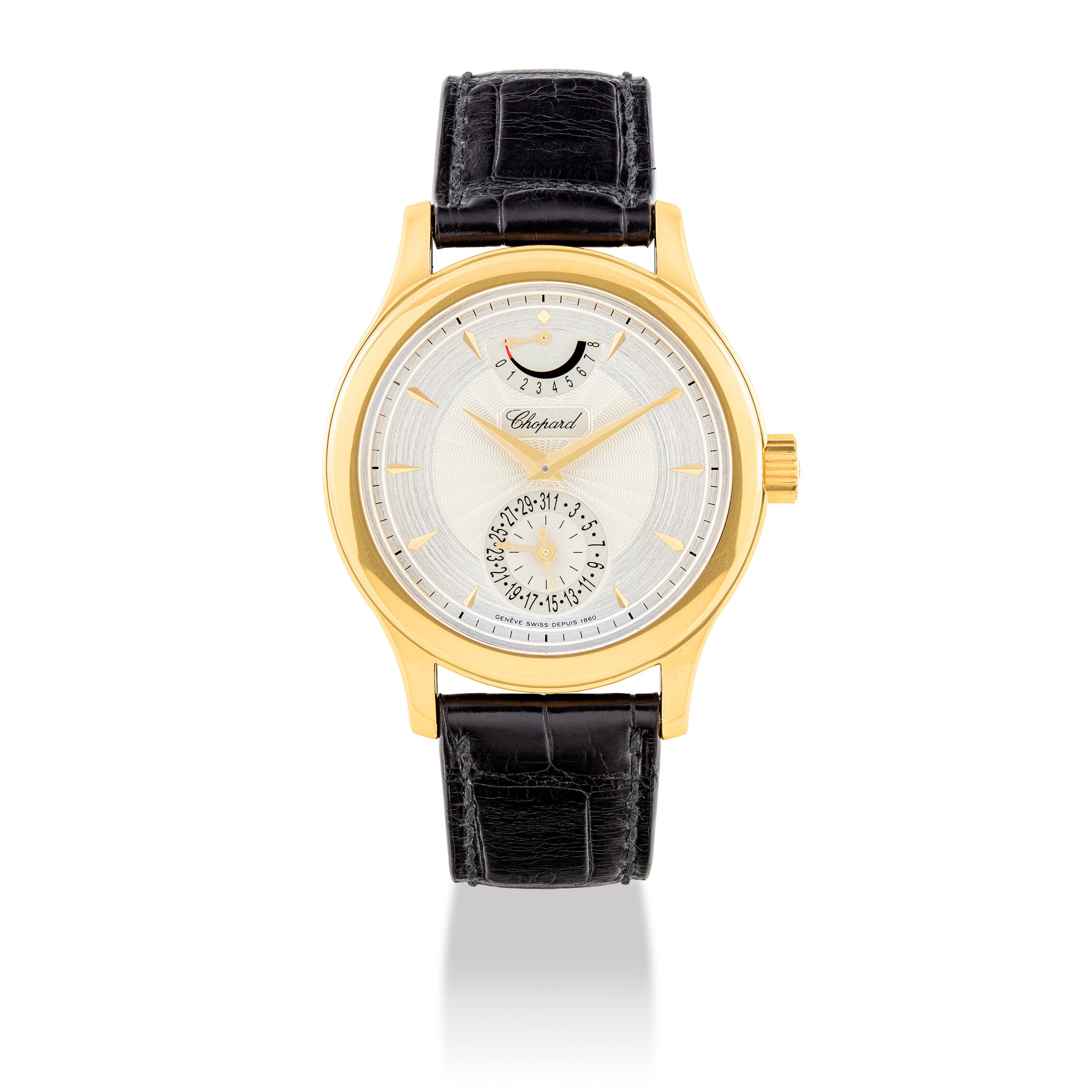 CHOPARD, LIMITED EDITION GOLD WITH 8 DAYS POWER RESERVE, NO. 160/1860 ...