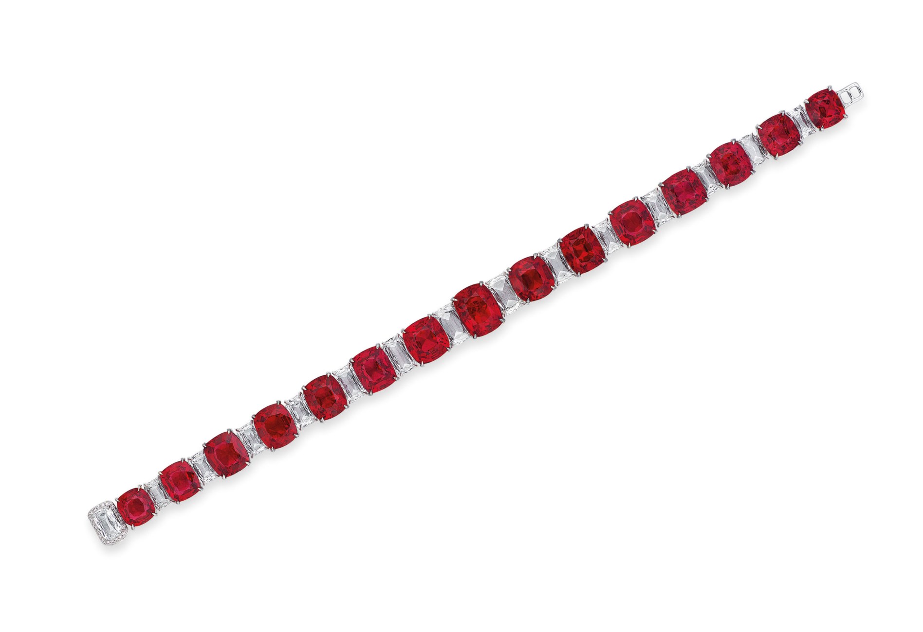 SPINEL AND DIAMOND BRACELET, FORMS | Christie's