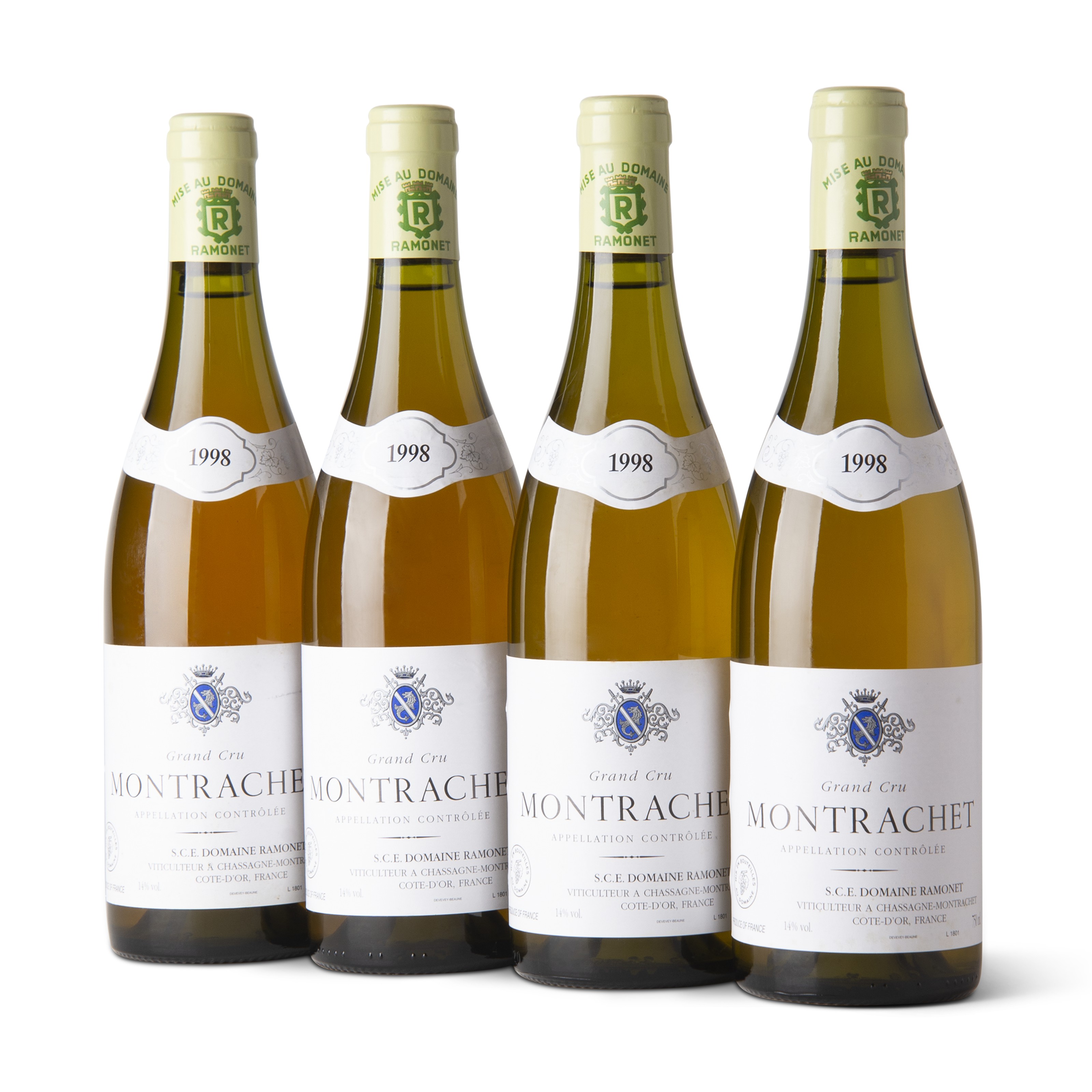 Domaine Ramonet, Montrachet 1998, Grand Cru, Côte de Beaune In six ...