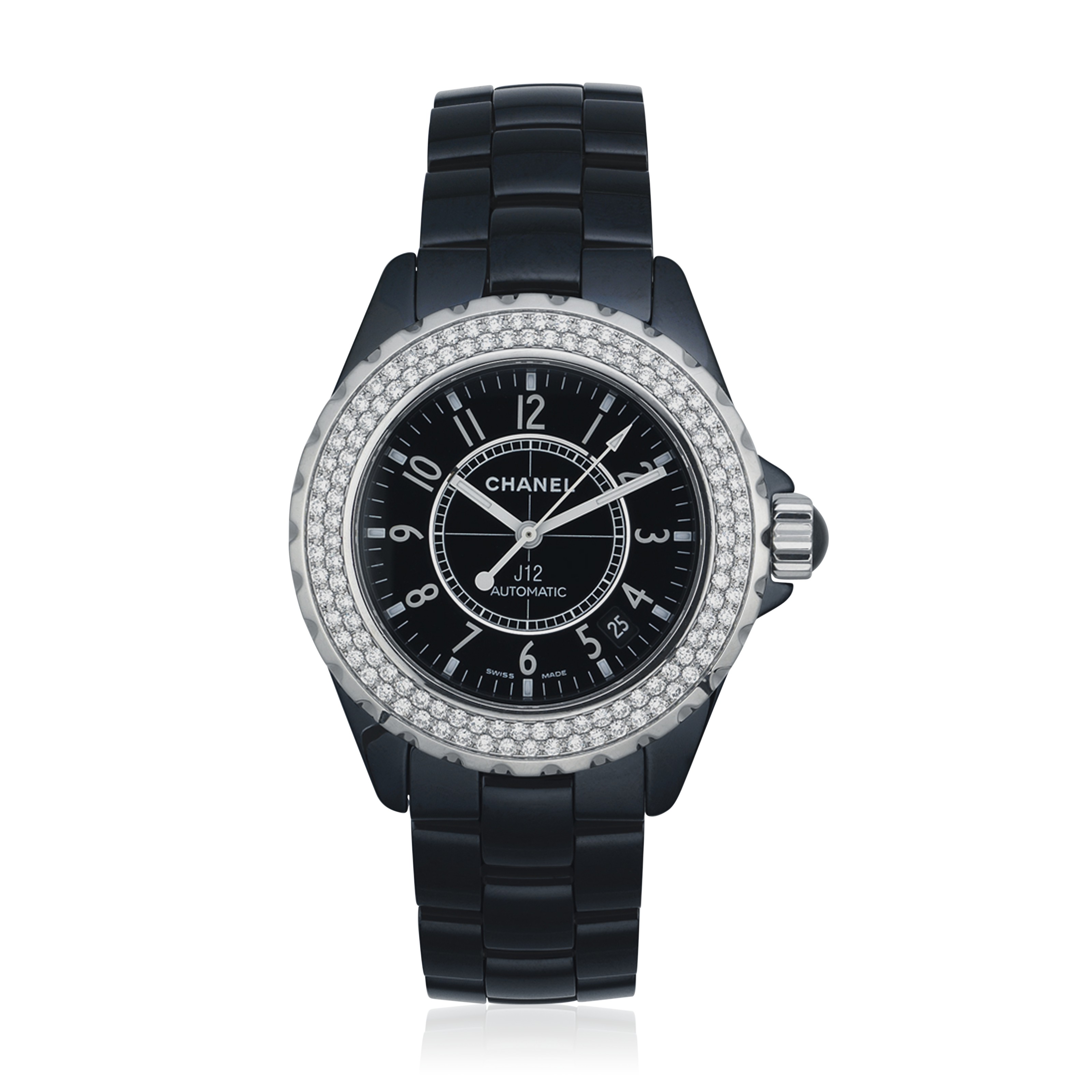 CHANEL 'J12' BLACK CERAMIC WATCH, | Christie’s