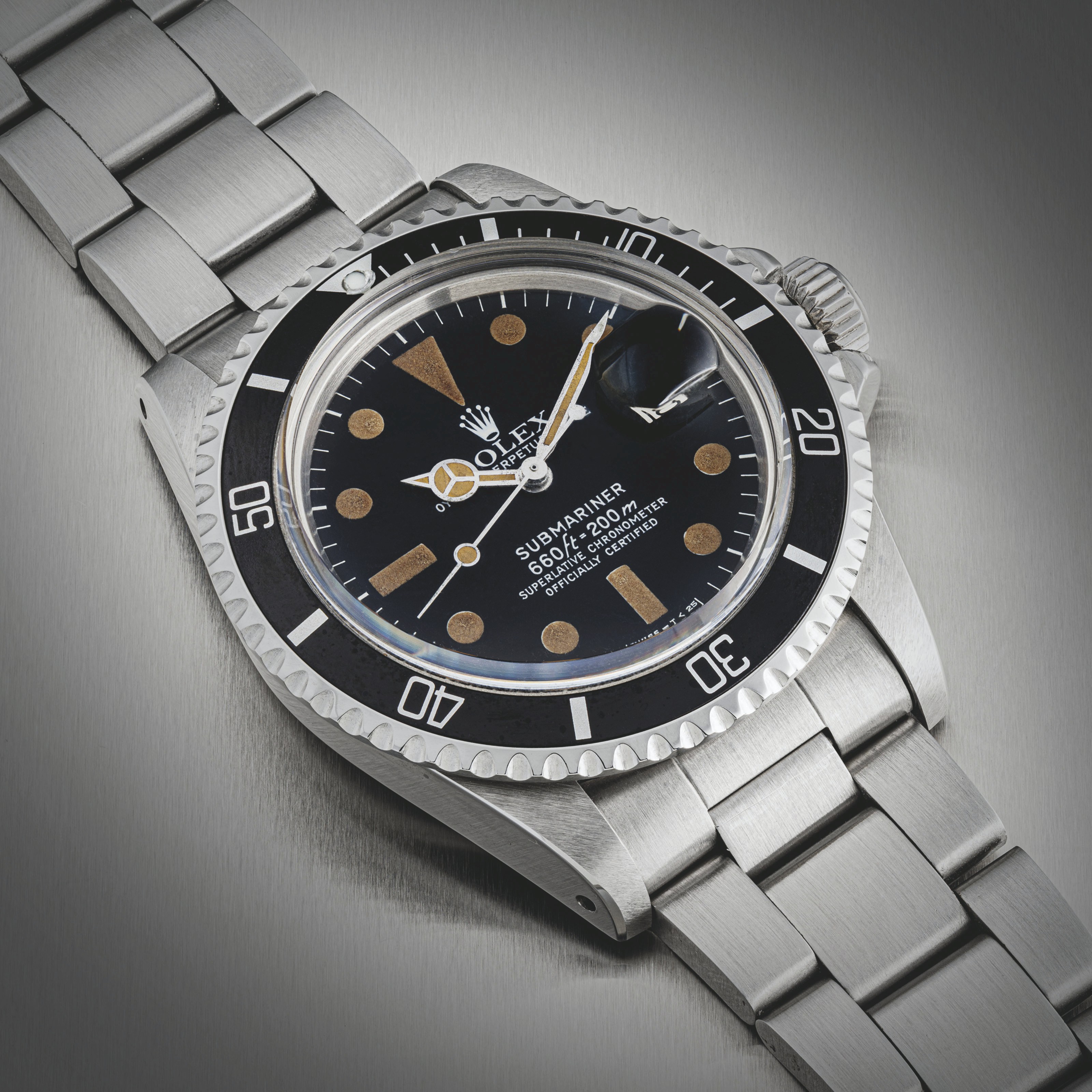 ROLEX. AN EXTREMELY RARE 18K GOLD, DIAMOND AND RUBY-SET AUTOMATIC ...